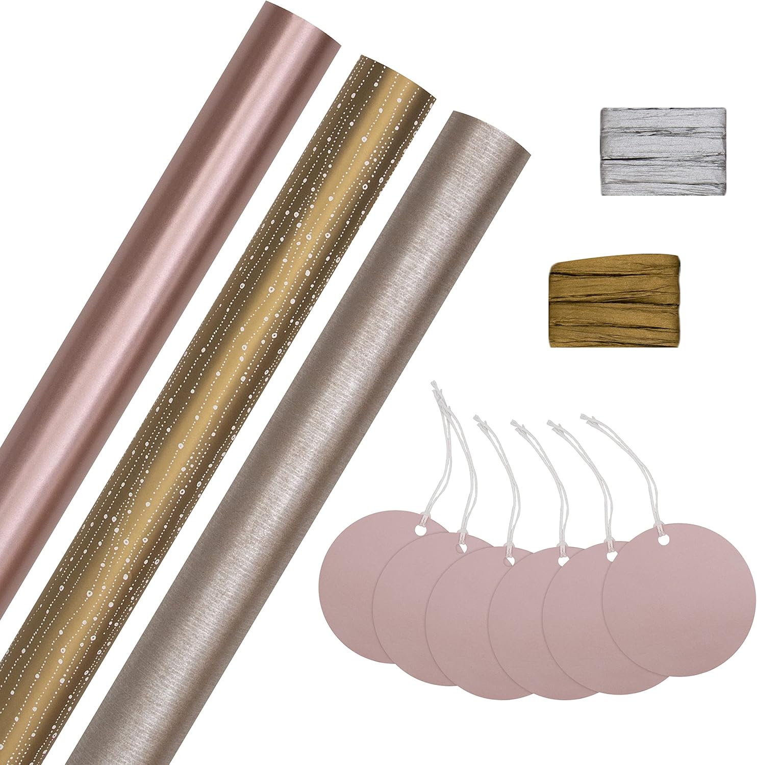 Amazon.com: Hallmark Christmas Gifting Compendium, 3 Pack Wrapping ...