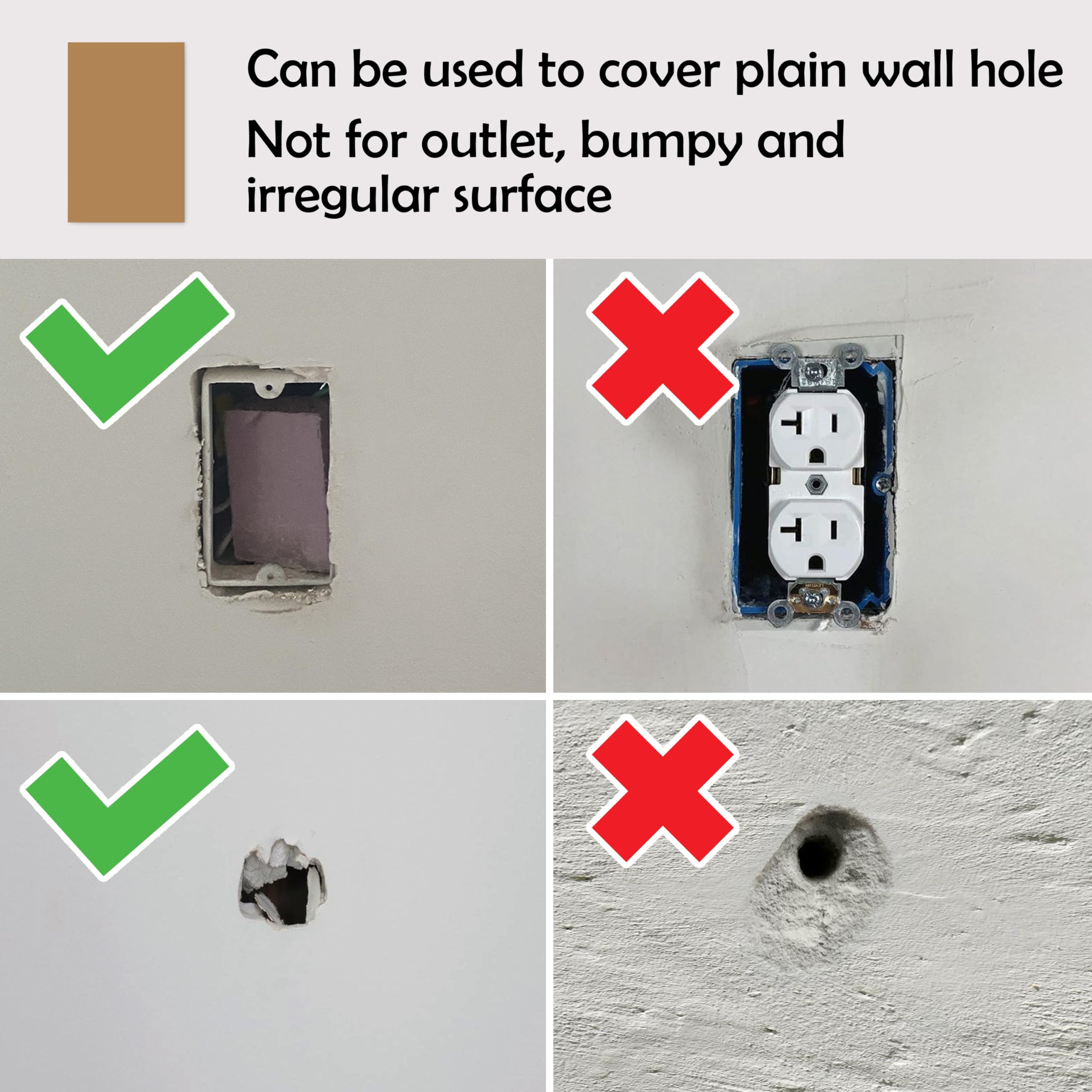 Snapklik.com : Rubber Bond Self-Adhesive Rubber Wall Outlet Cover Plate ...