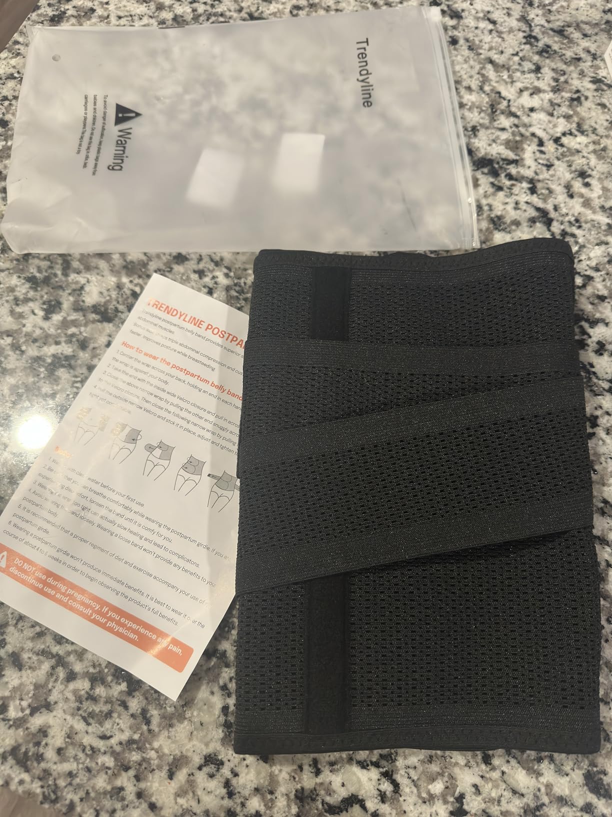 $4/mo - Finance Postpartum Belly Band Wrap: Abdominal Binder Post ...