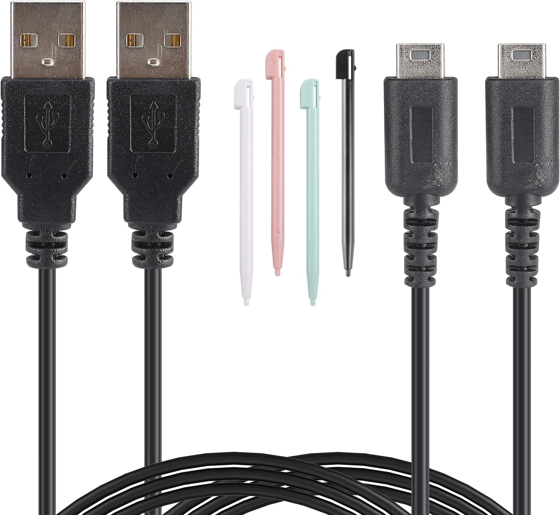 Amazon.com: CSTESVN DS Lite USB Charger Cable Kit, 2 Pcs 3.9ft Charging ...