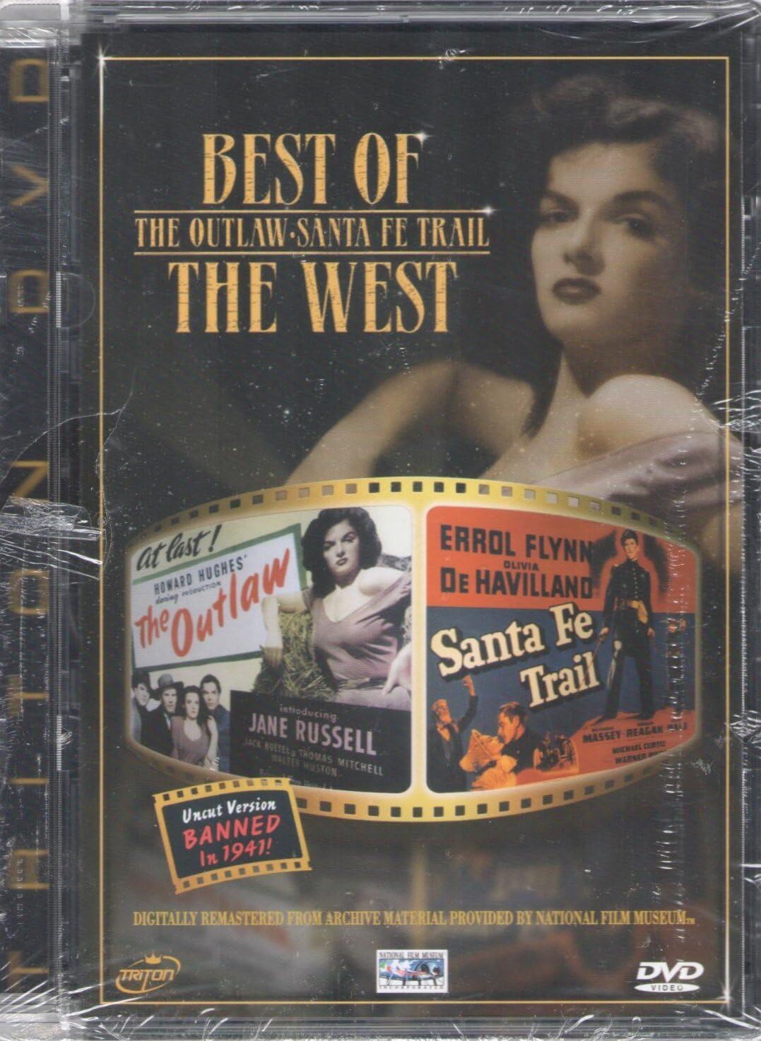 Best of West: Outlaw & Santa Fe Trail: Amazon.fr: Errol Flynn, Olivia ...