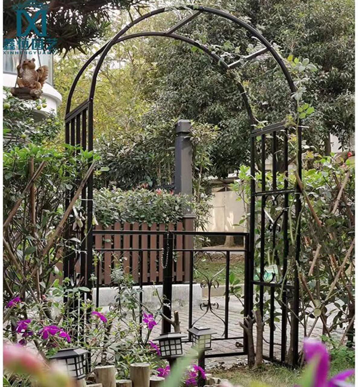 Garden Arch Kinsuite Garden Arbor Outdoor Gothic Metal Wedding Arch ...