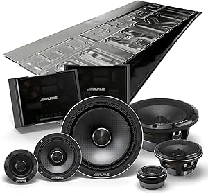 Amazon.com: Alpine HDZ-653, Status Series Hi-Res 6.5" 3-Way Speakers + Damping Kit Bundle ...