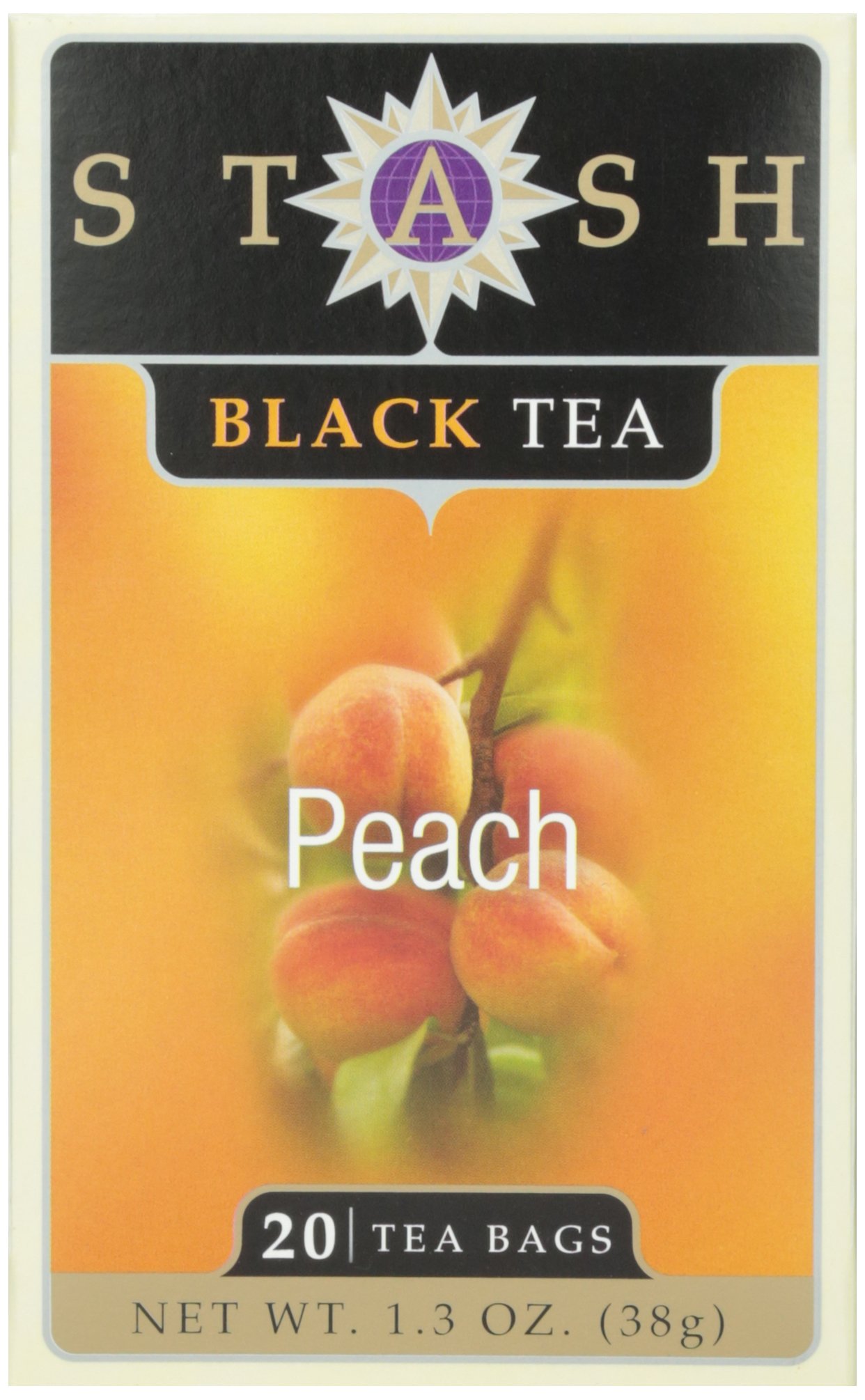 Amazon.com : Stash Peach Black Tea, Tea , 20 ct : Grocery & Gourmet Food