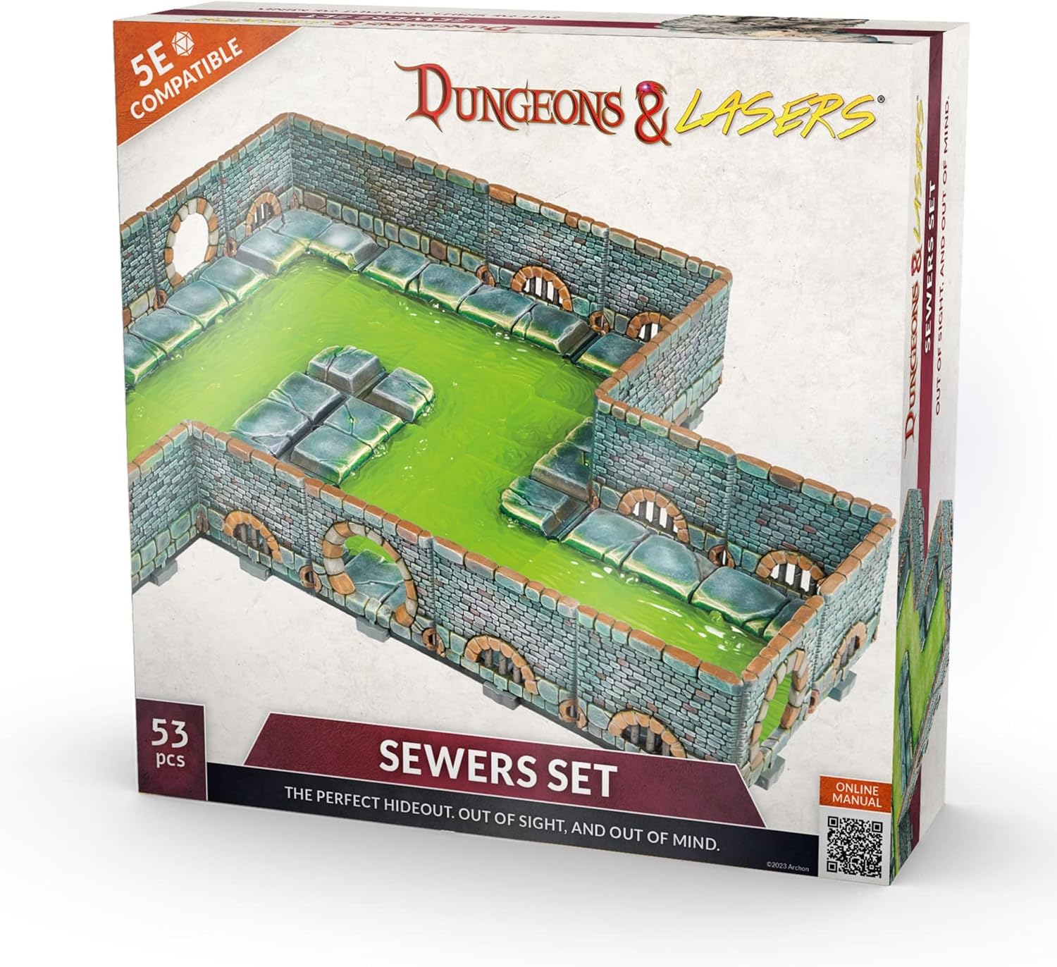Amazon.com: Archon Studio Dungeons & Lasers: Sewers Core Set Miniature ...