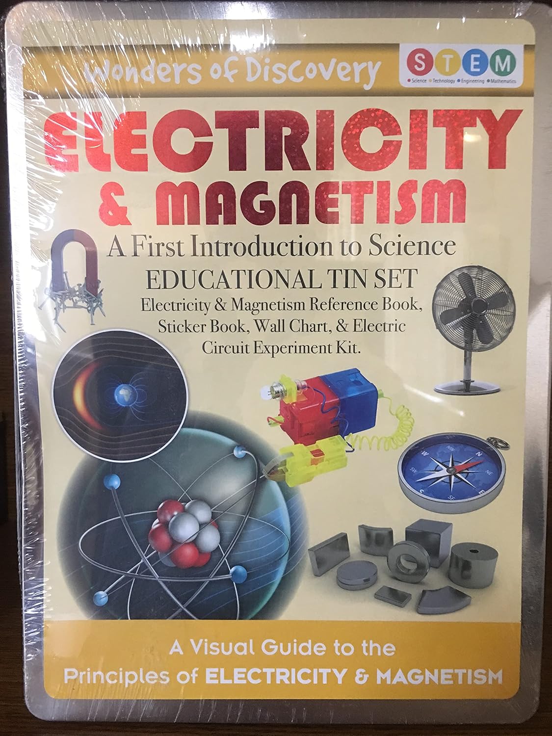 Electricity & Magnetism – Wonders of Learning Tin Set: Electricity ...
