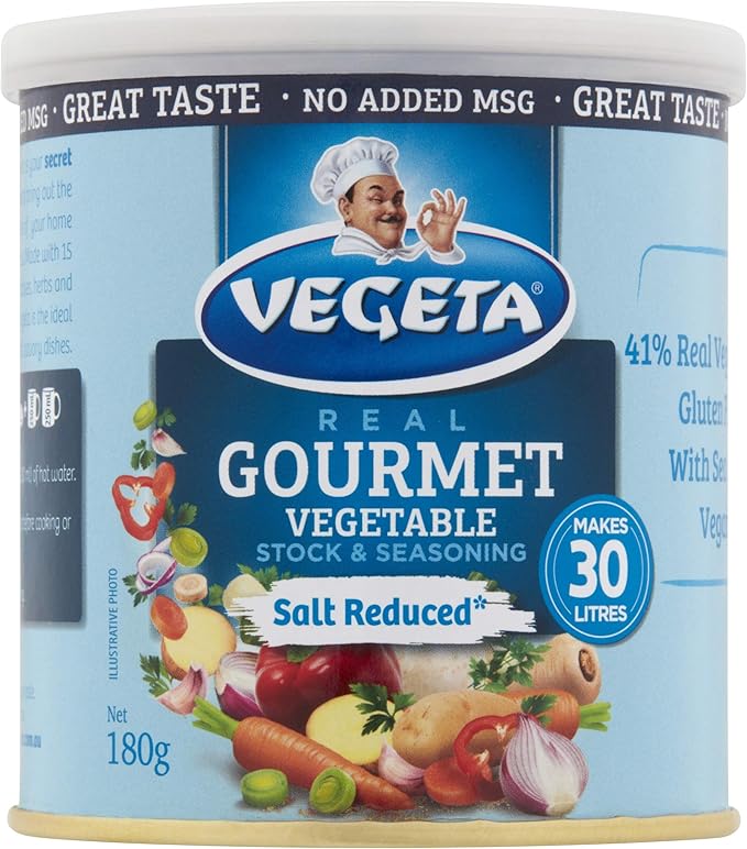Vegeta Salt Reduced Gourmet Stock & Seasoning, 180 g, Vegetable, 180G ...