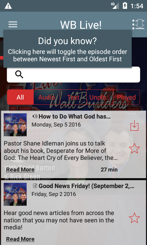Wallbuilders Live! - App on Amazon Appstore