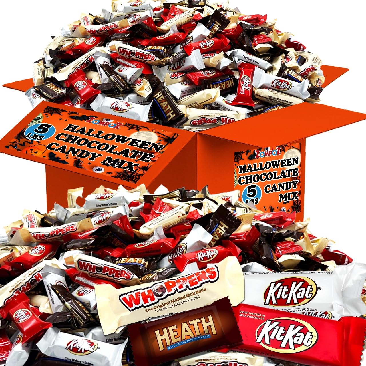 Snapklik.com : Halloween Chocolate Candy Bulk Mix, 5 Lbs Chocolate ...