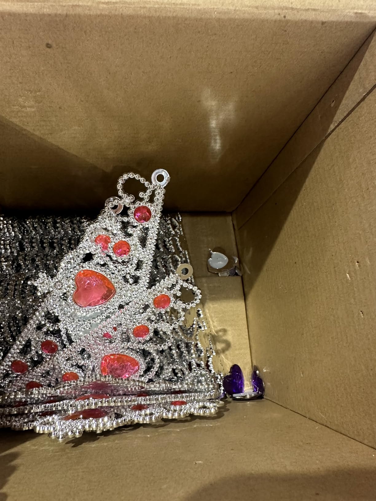 Amazon.com: 48 Pieces Tiara Crown Set Dress up Princess Crown Princess ...