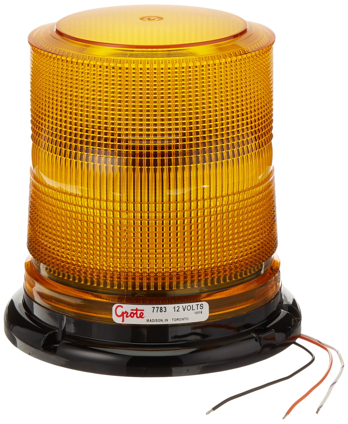 Amazon.com: Grote 77833 Yellow High Profile Class II LED Strobe ...