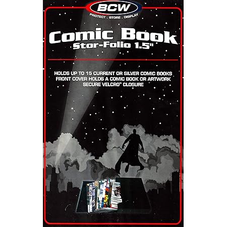 Amazon.com : Comic Book Stor-Folio 1.5 inch Comic Storage : Storage ...