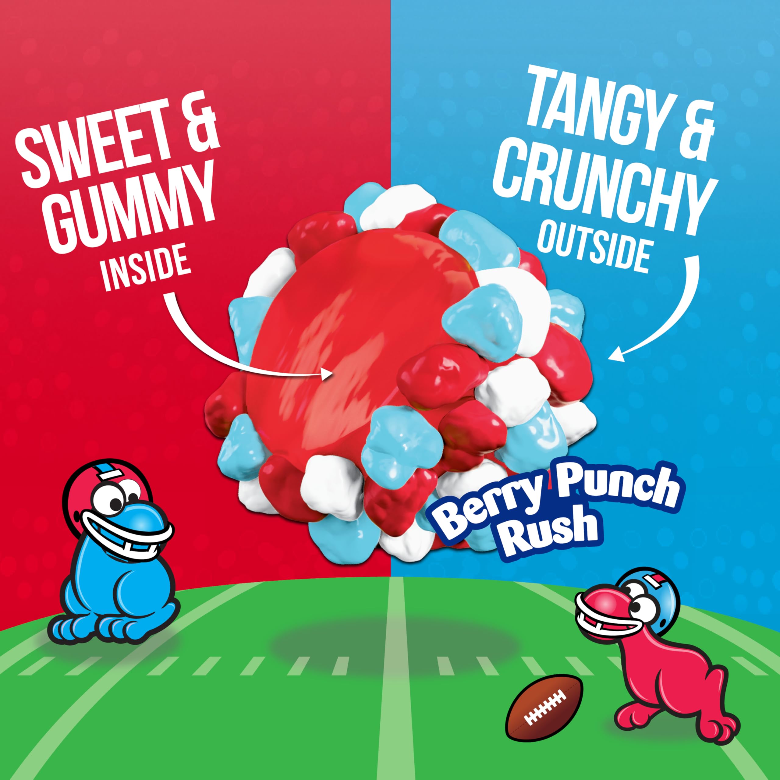 Snapklik.com : NERDS Gummy Clusters Candy, Berry Punch Rush, Crunchy ...