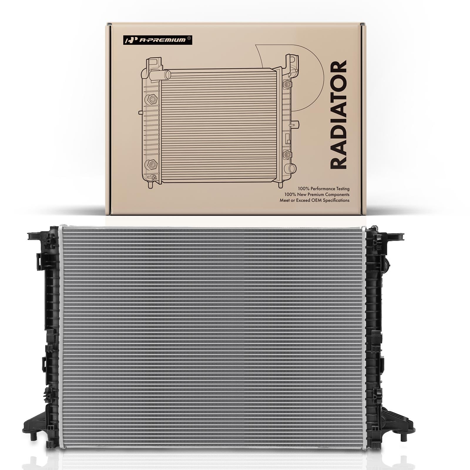 A-Premium Engine Coolant Radiator Assembly Without Oil Cooler ...