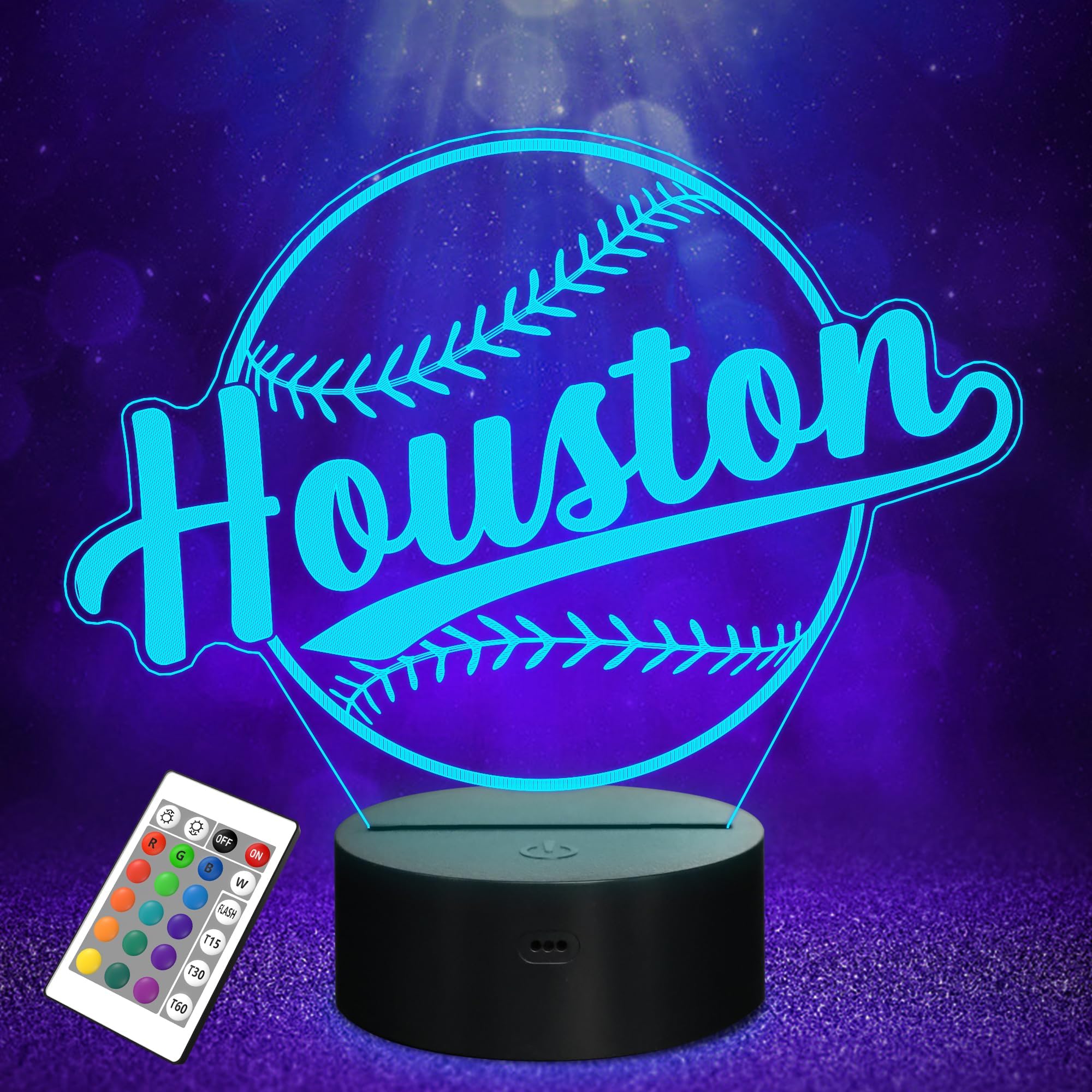 Amazon.com: Baseball Gifts, Baseball Night Ligh, 3D Illusion Lamp for ...