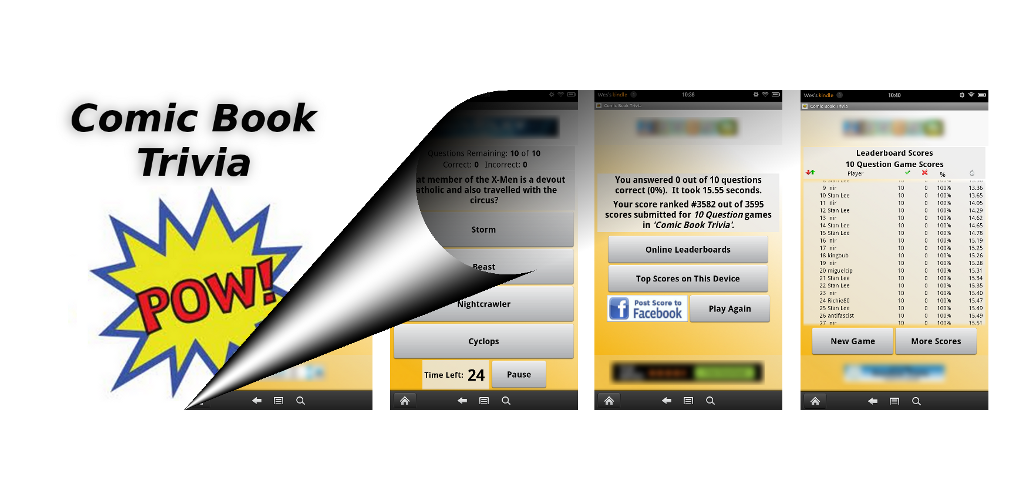 Comic Book Trivia:Amazon.com:Appstore for Android