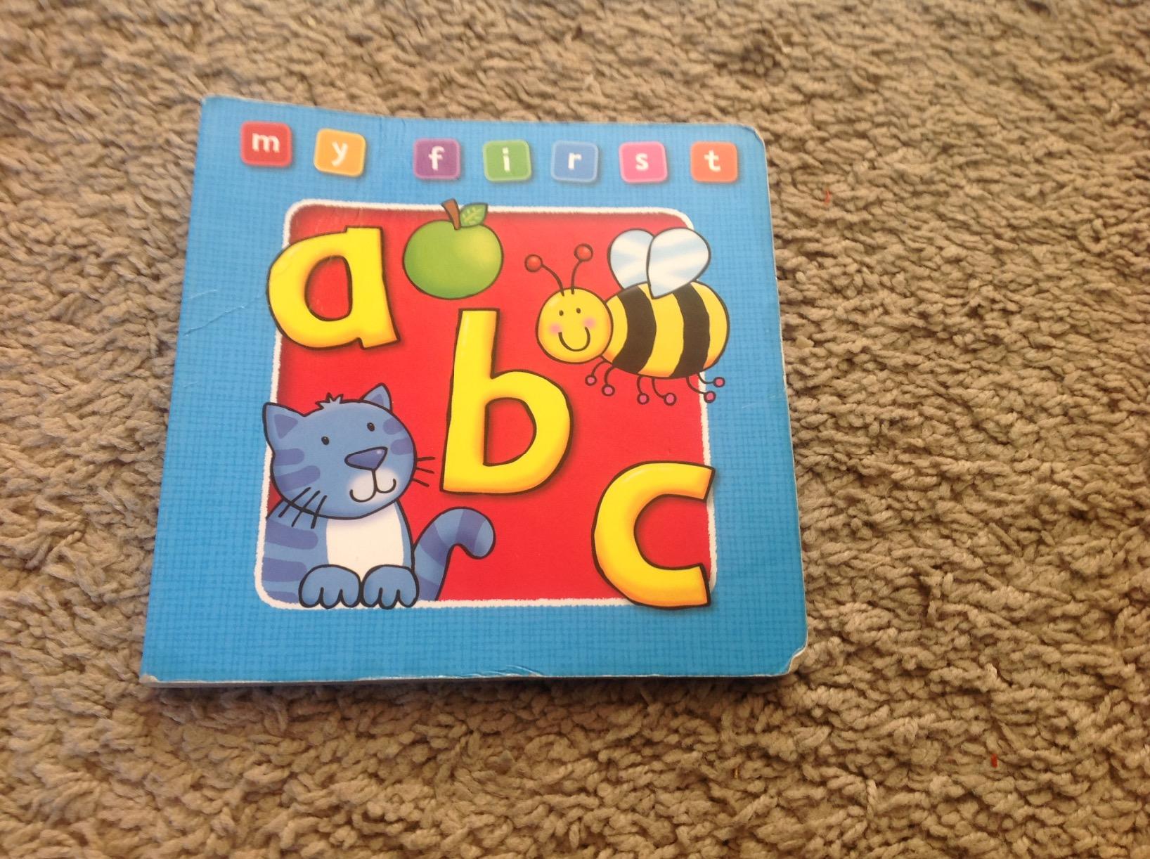 My First ABC Board Book: Bright and Colorful First Topics Make Learning ...