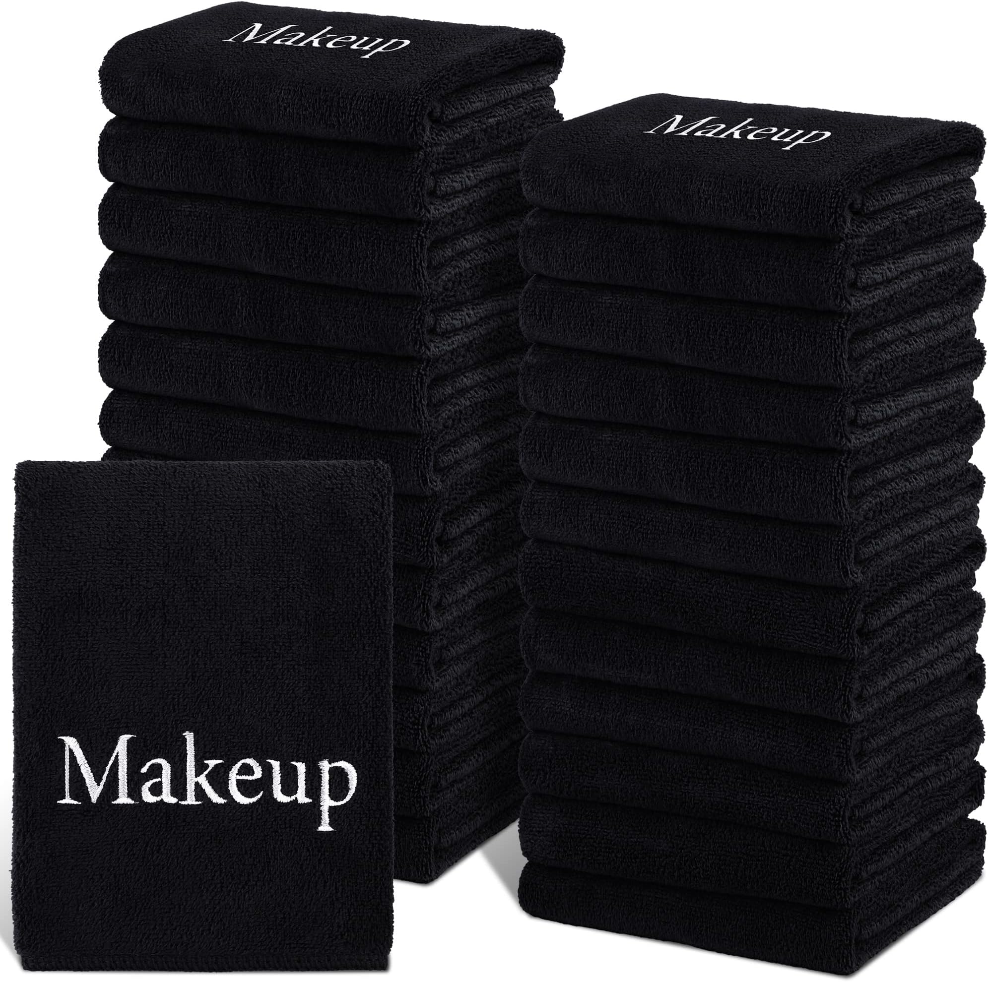 Amazon.com: TURSTIN 24 Pack Makeup Remover Towels 13x13 Inch Microfiber ...