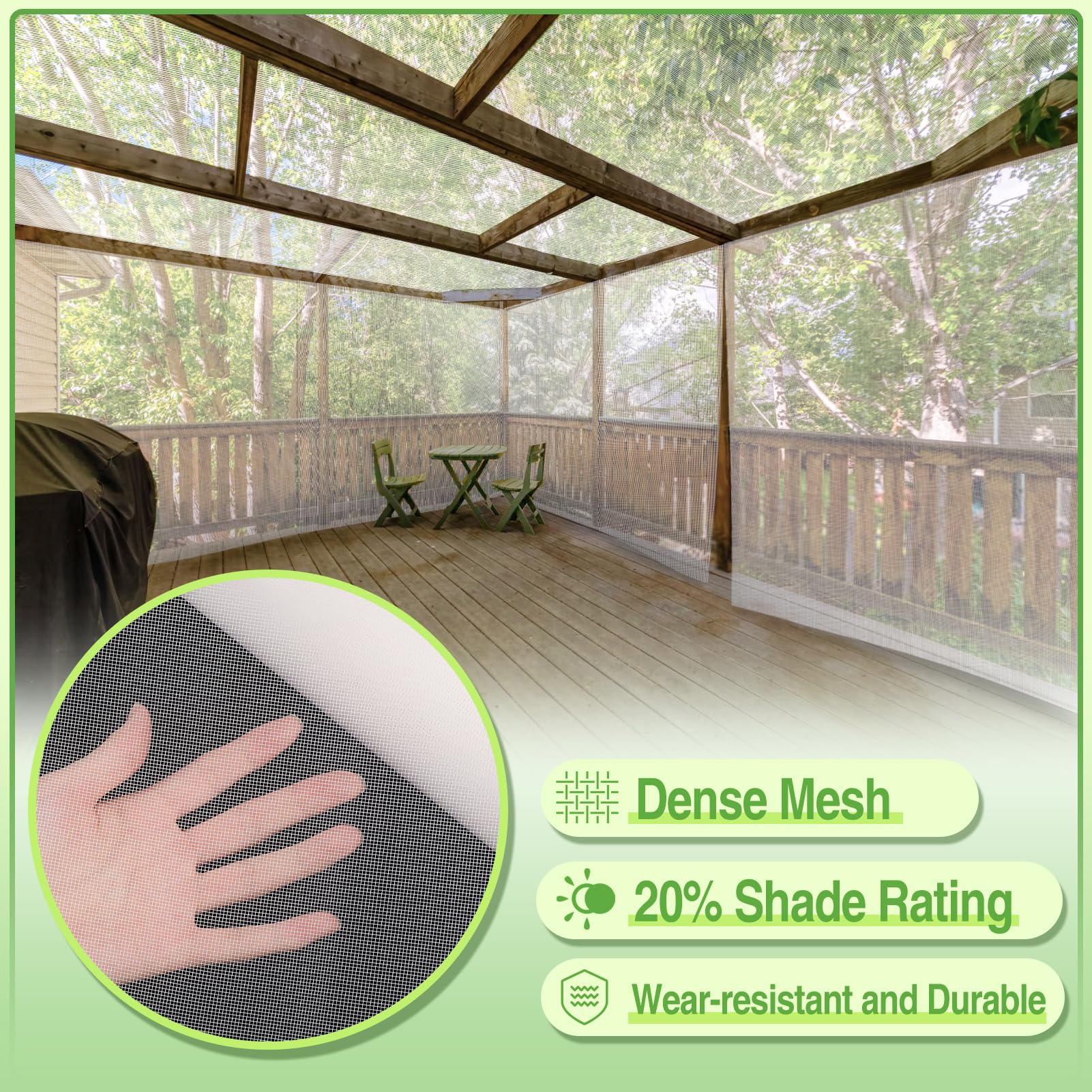 Snapklik.com : Stronger Garden Mesh Netting - 10 X 33 Ft PPT Nano Bird ...