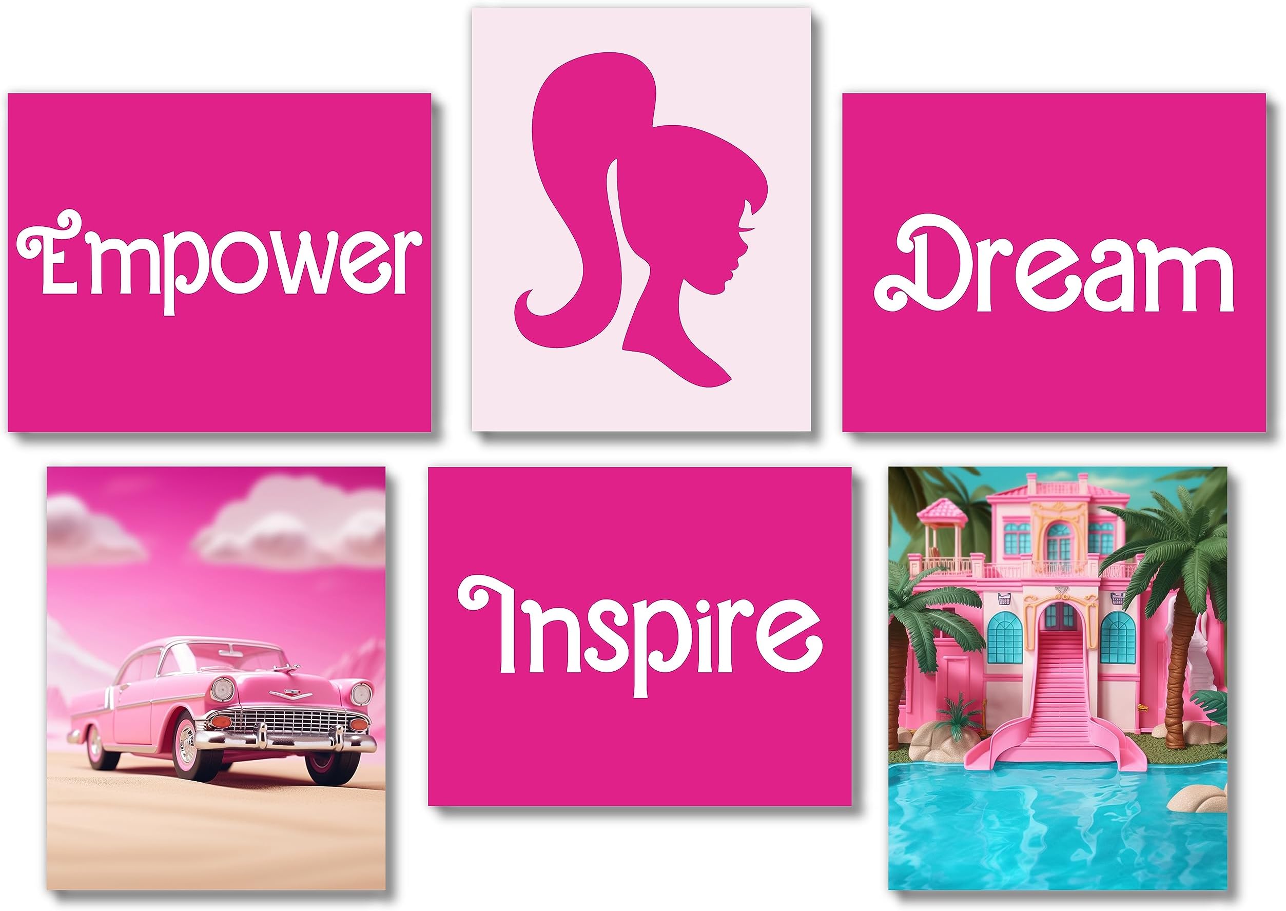 Amazon.com: Trends International Mattel Barbie: The Movie - Barbie Car ...