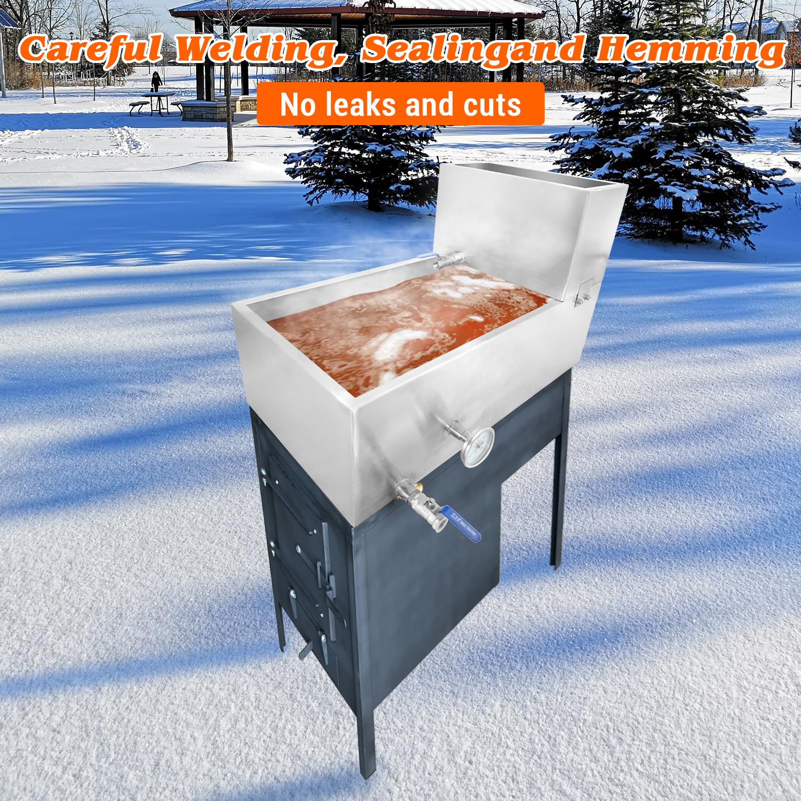 Snapklik.com : Maple Syrup Evaporator Pan, 30 X 16 X 19 Inch Maple ...