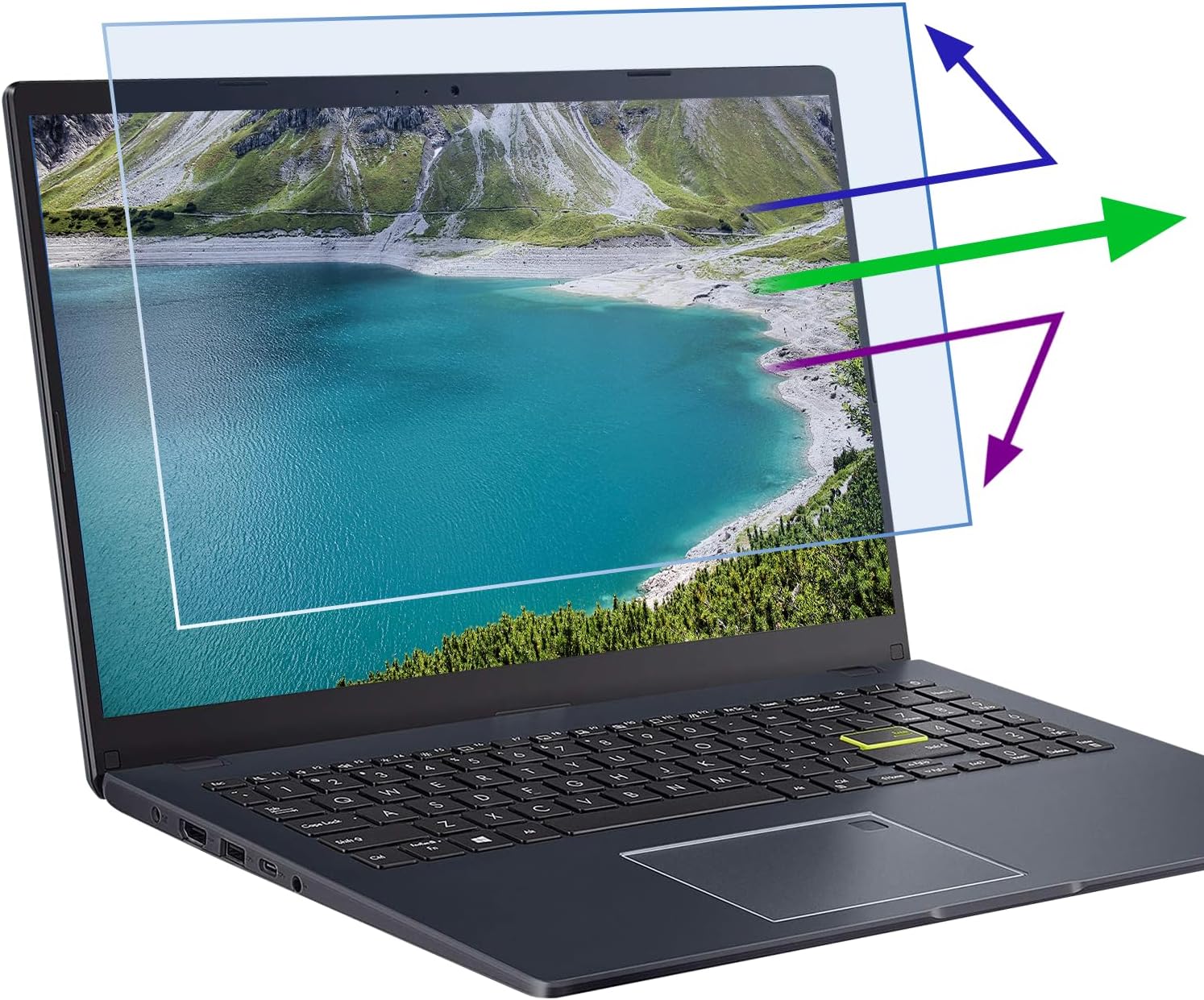 Amazon.com: 2 Pcs 13.3 Inch Anti Blue Light Screen Protector, Reduce ...