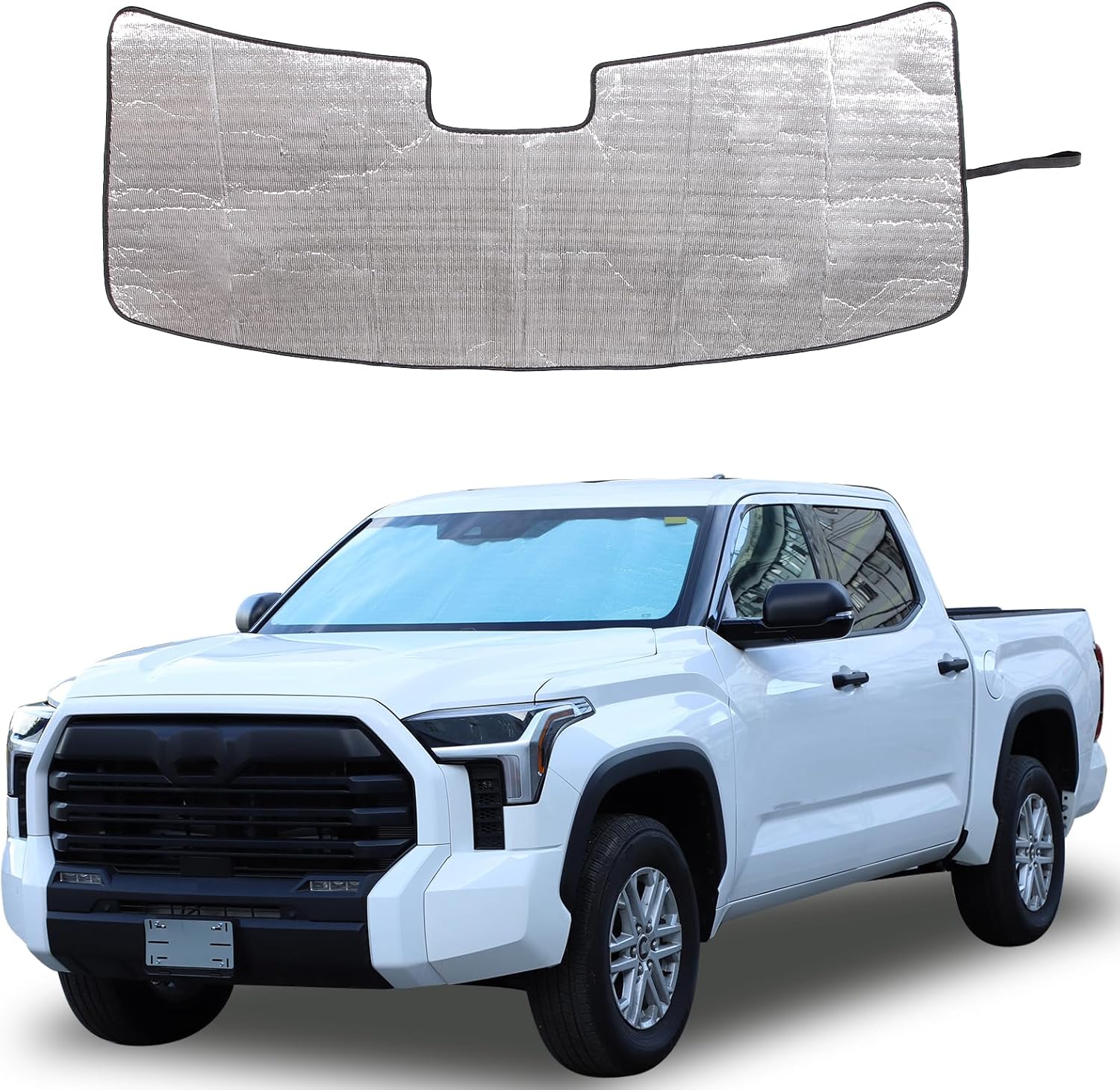 Amazon.com: Windshield Sunshade Fit for Toyota Tundra/Sequoia 2022-2025 ...
