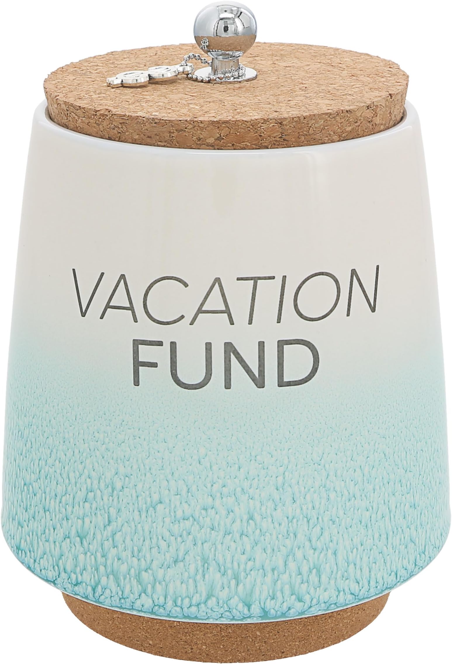 Amazon.com: Pavilion - Vacation Fund 6.5-inch Unique Ceramic Piggy Bank ...