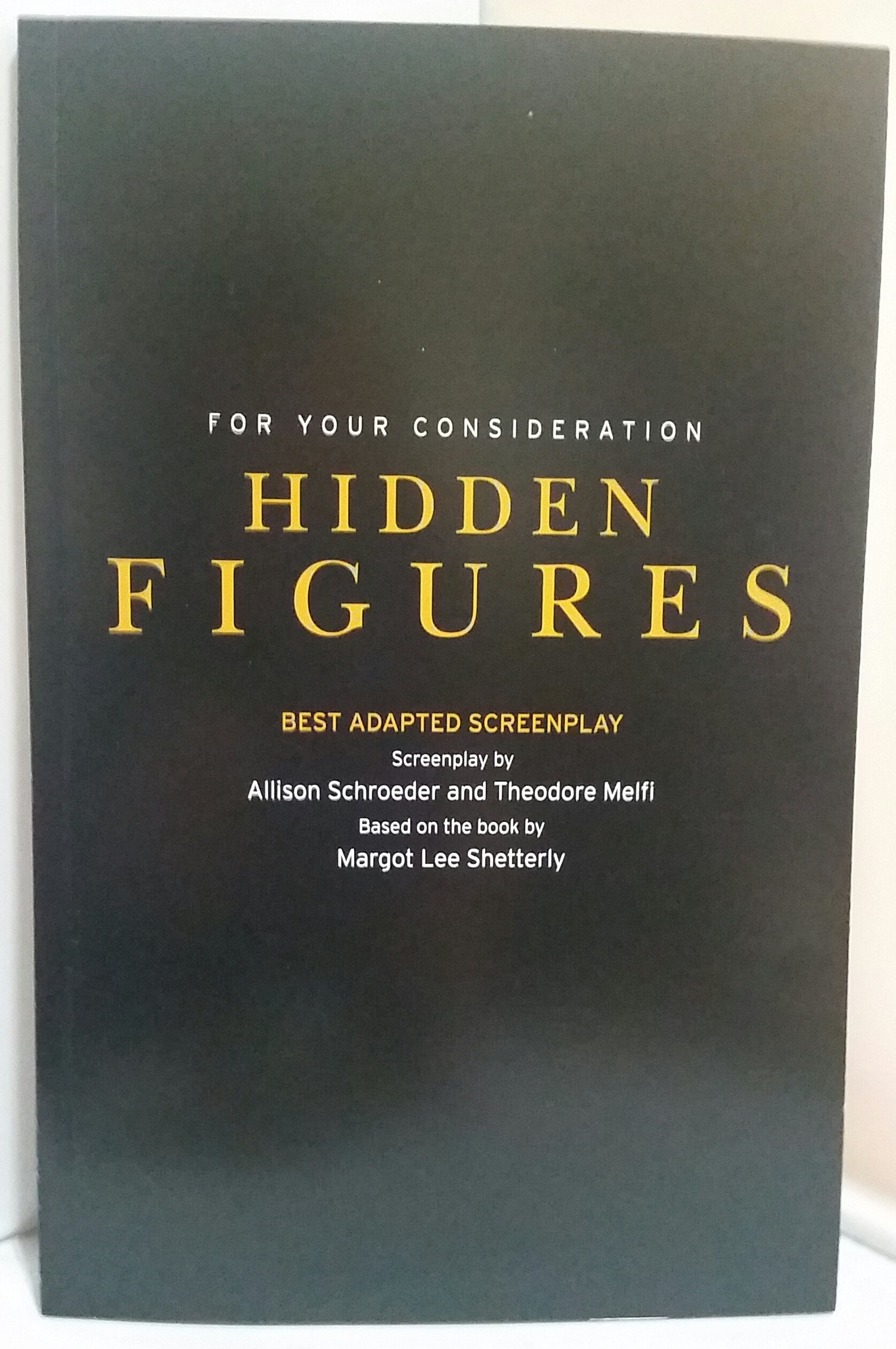 Hidden Figures script best original screenplay for your consideration ...