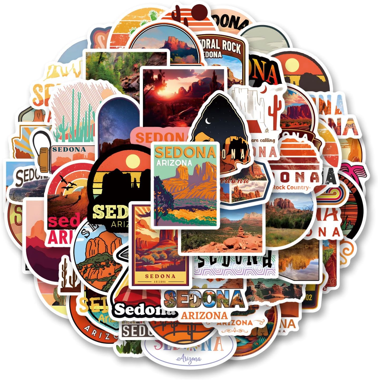 Amazon.com: 61Pcs Water Drop Stickers Pack, Cartoon Cute Vinyl ...