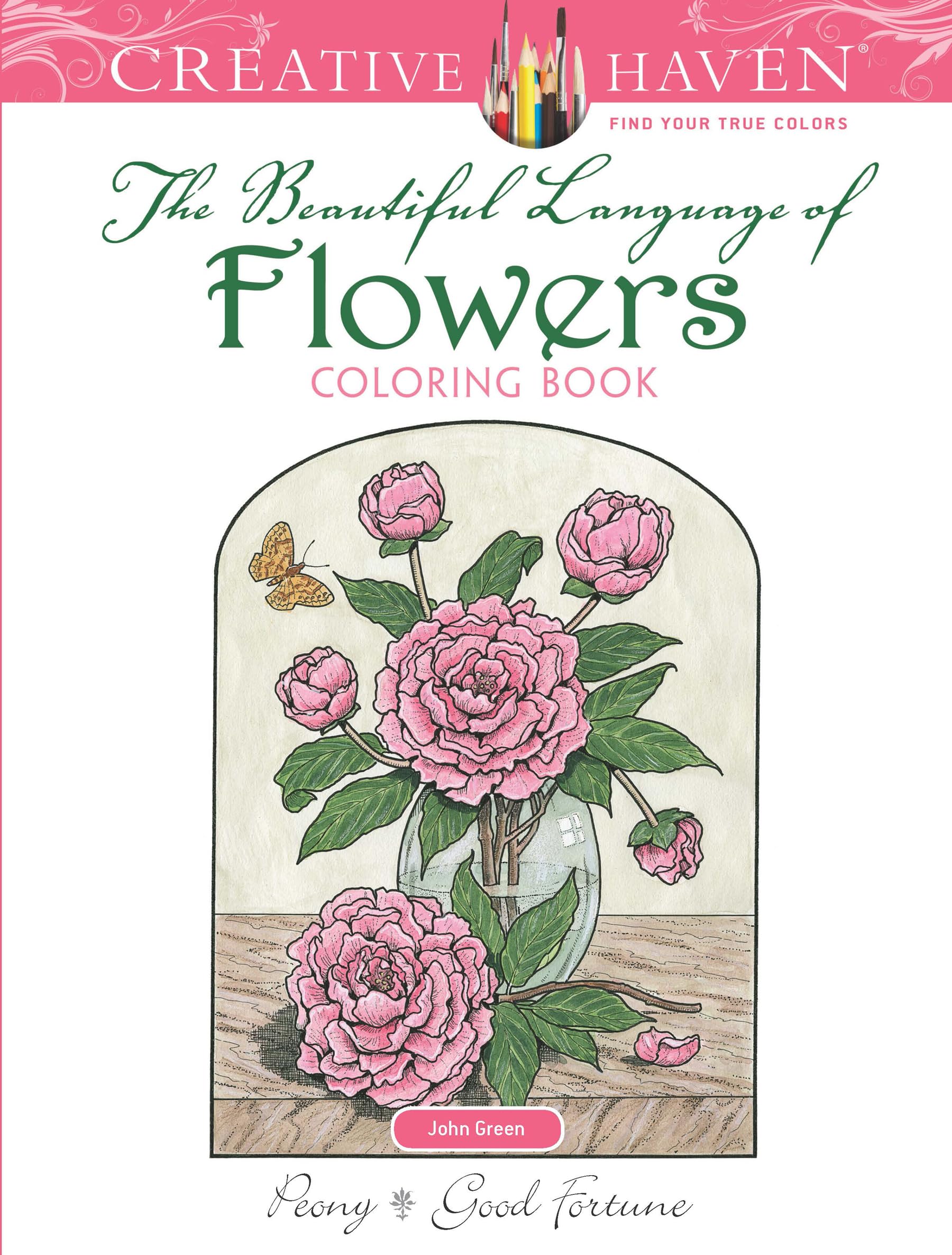 Amazon.com: Creative Haven The Beautiful Language of Flowers Coloring ...