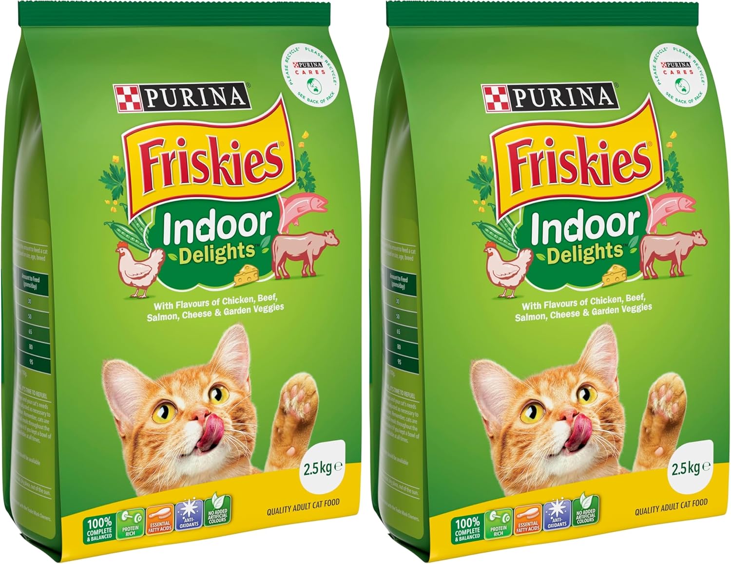 FRISKIES Adult Dry Cat Food Indoor Delights 2 x 2.5kg : Amazon.com.au ...