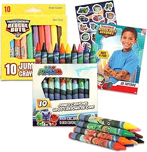 Amazon.com: Bulk Jumbo Crayons for Boys Ages 1-3 Set - Bundle with ...