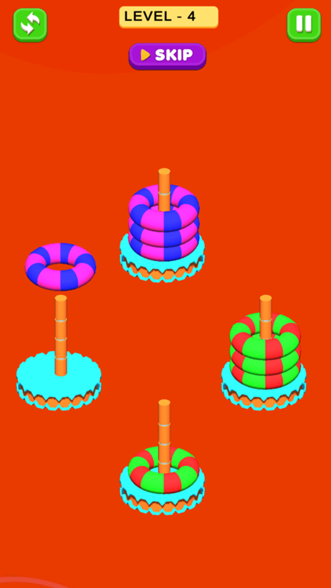 Slinky Sort Game New Hexa Sort & Color Sort Liquid Games for Donut Sort ...