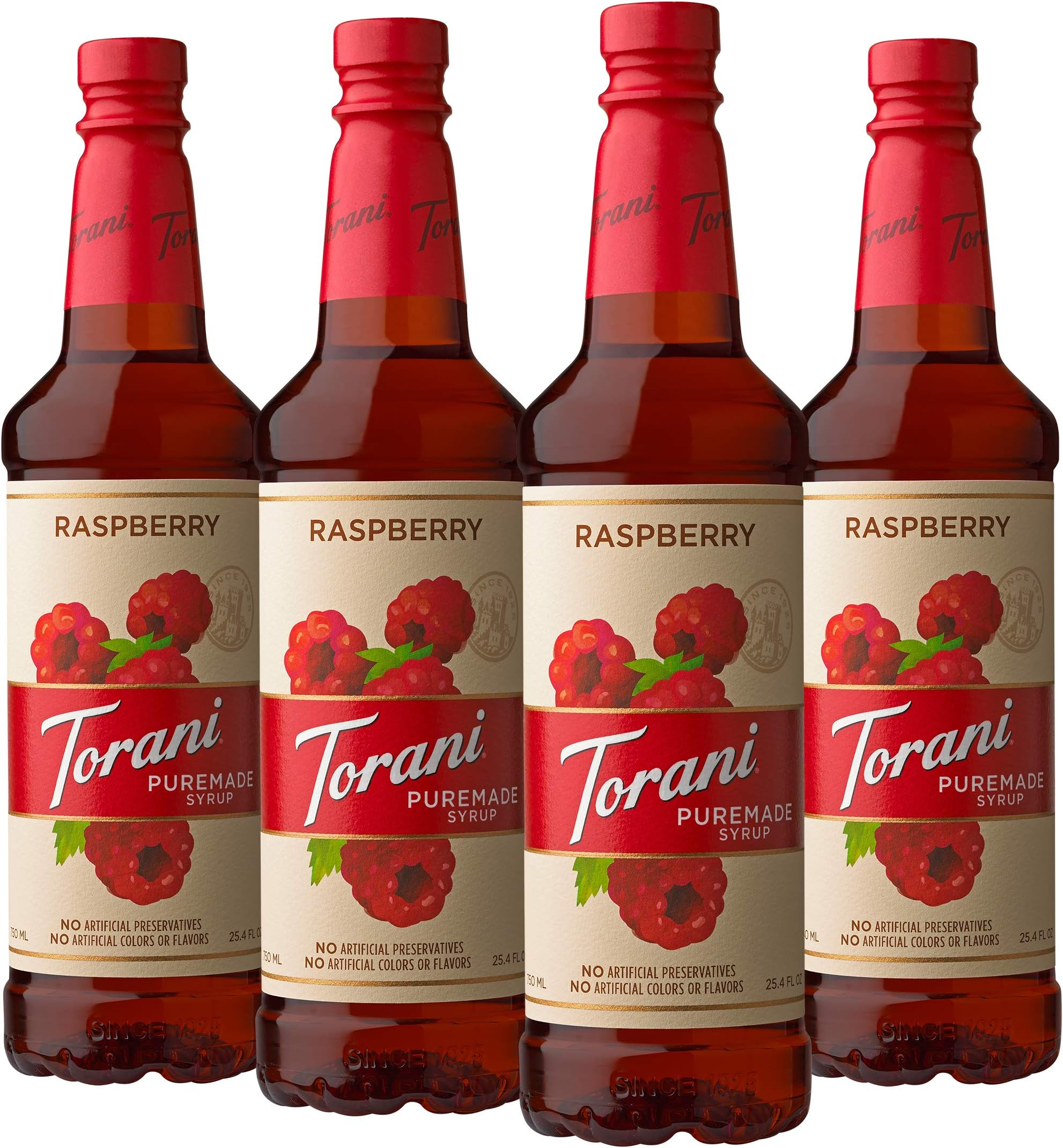 Amazon.com : Torani Syrup, Red Raspberry, 25.4 Ounce (Pack of 1 ...