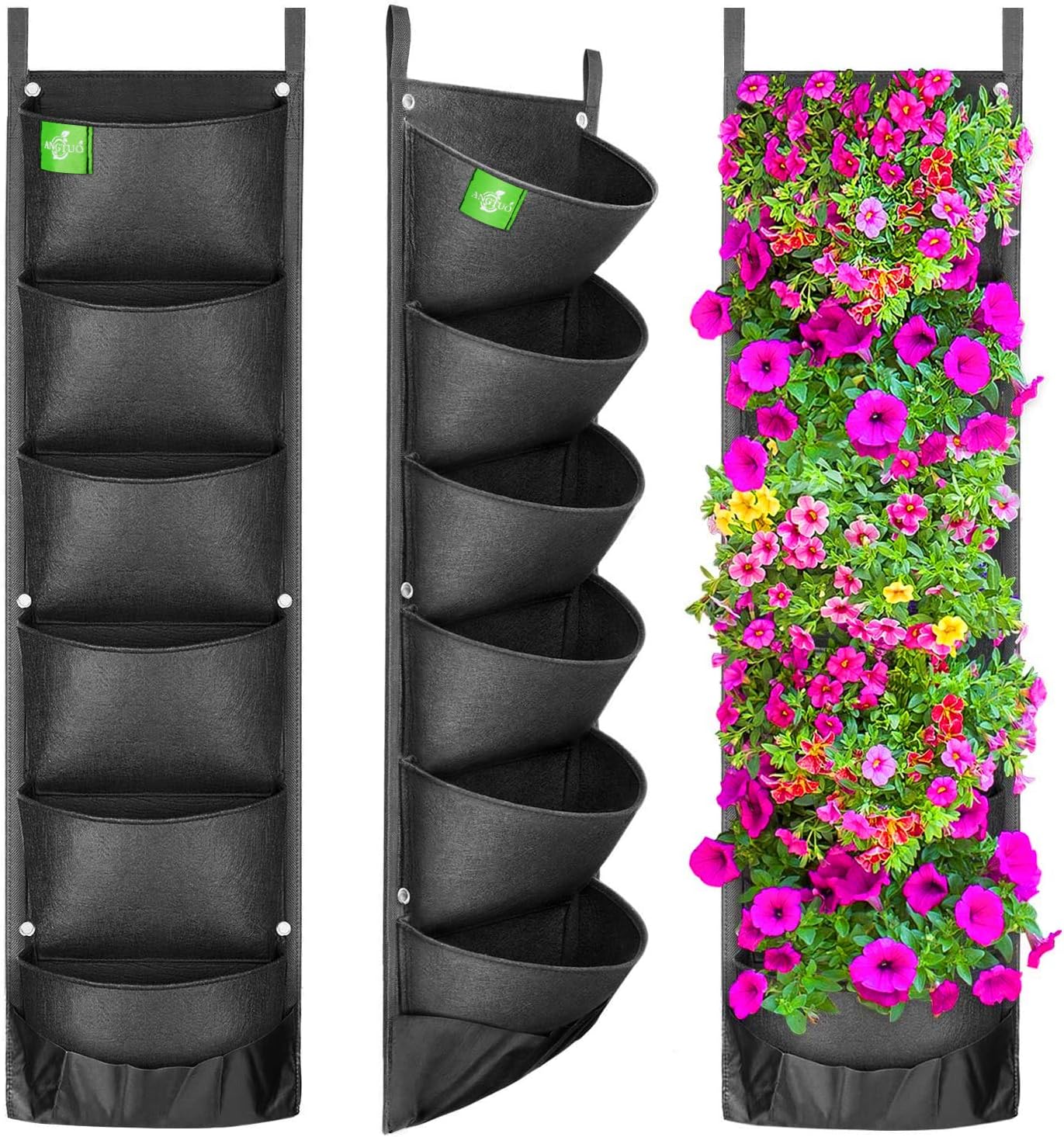Amazon.com: Gatyagff Vertical Wall Planter, 4 Packs Self Watering Wall ...