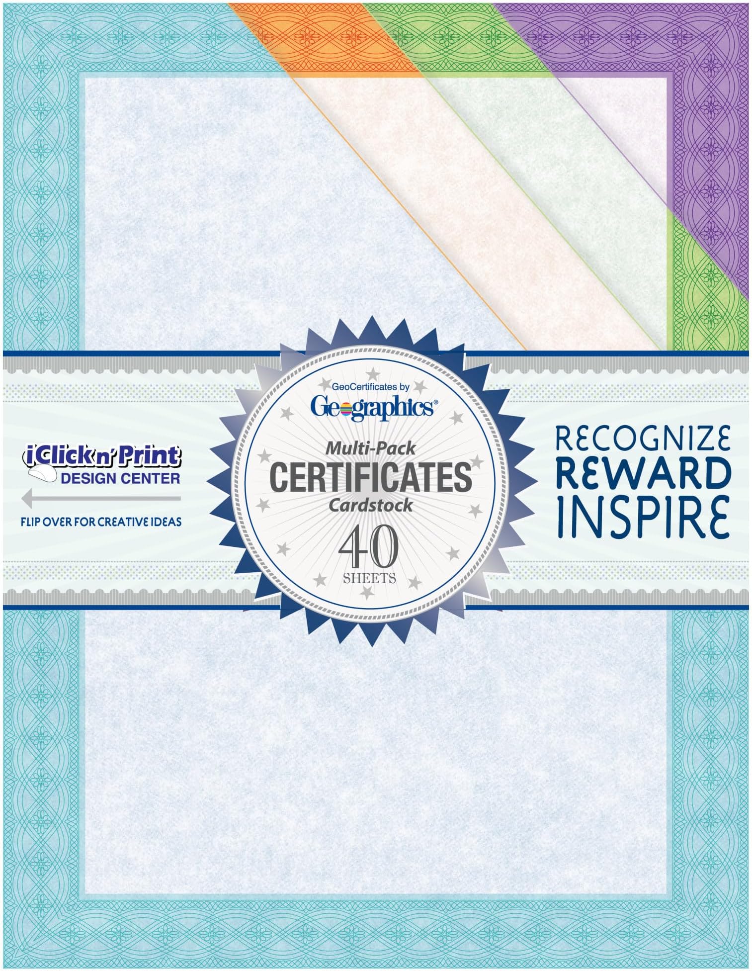 Amazon.com : Geographics Assorted Blank Certificate Diploma Award Paper ...