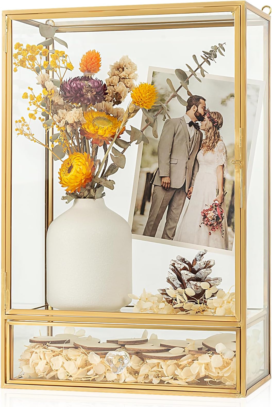 Amazon.com - Shadow Box Frame, 3.5" Deep Wedding Shadow Boxes Display ...