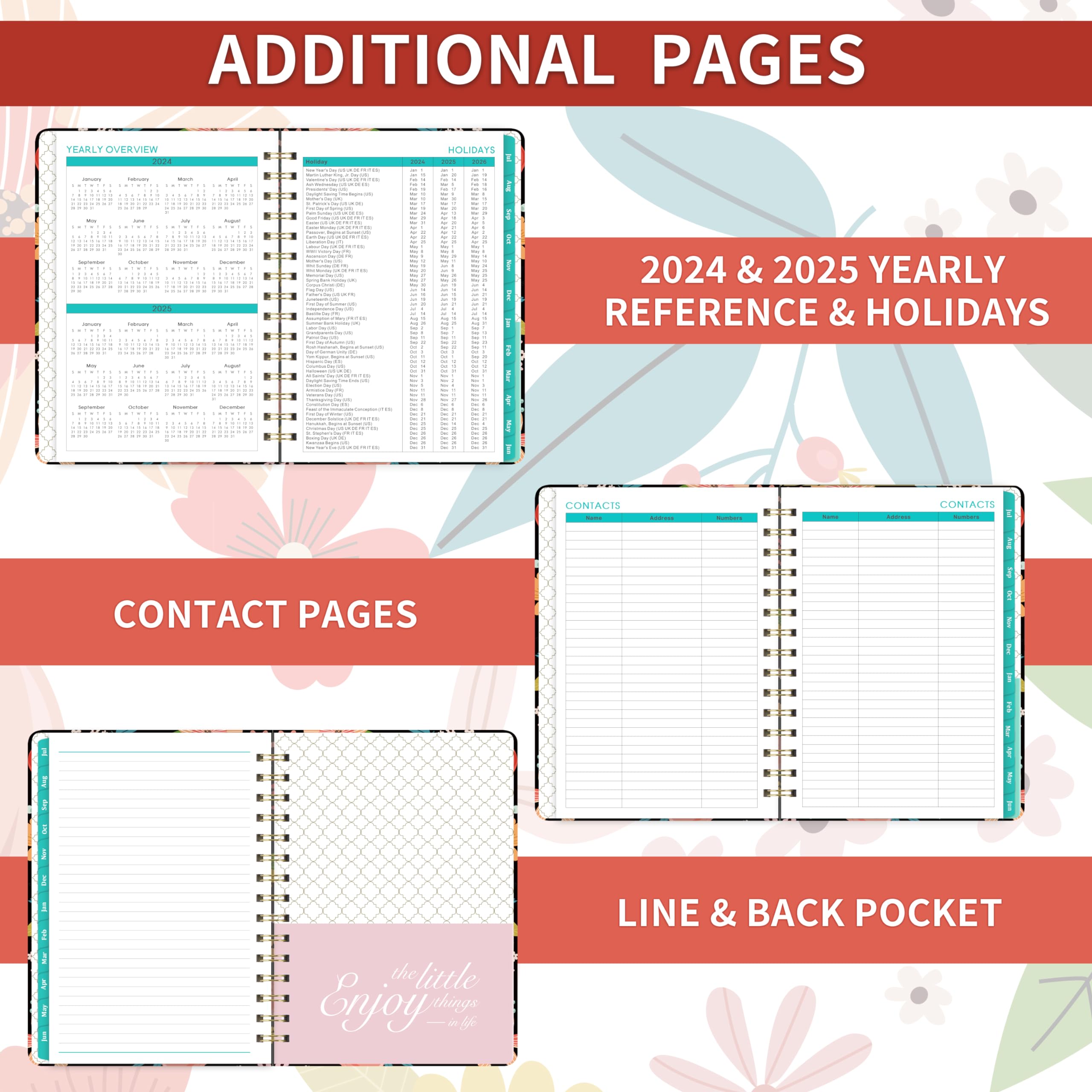 Snapklik.com : 2024-2025 Planner - Jul 2024 - Jun 2025, Academic ...