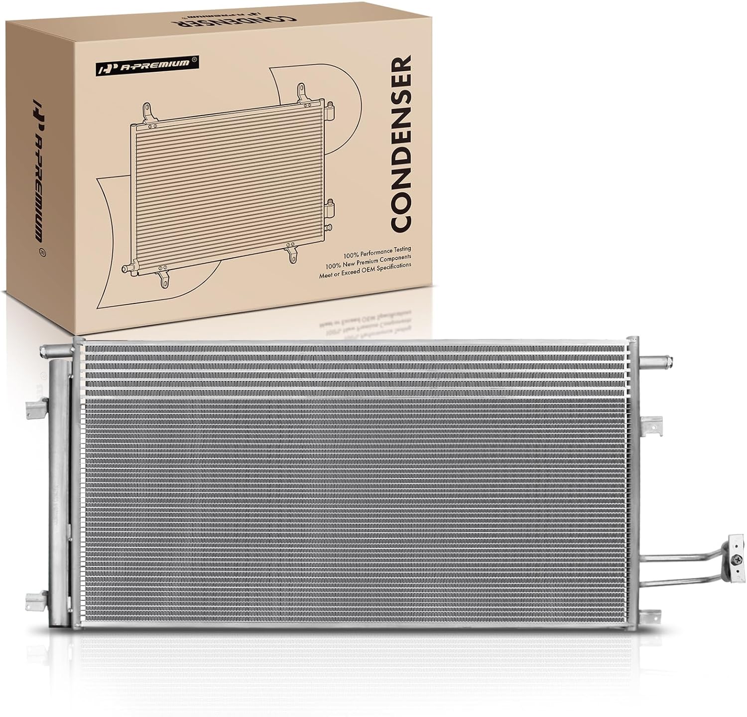 A-Premium Air Conditioning A/C Condenser Compatible with Chevrolet, GMC ...