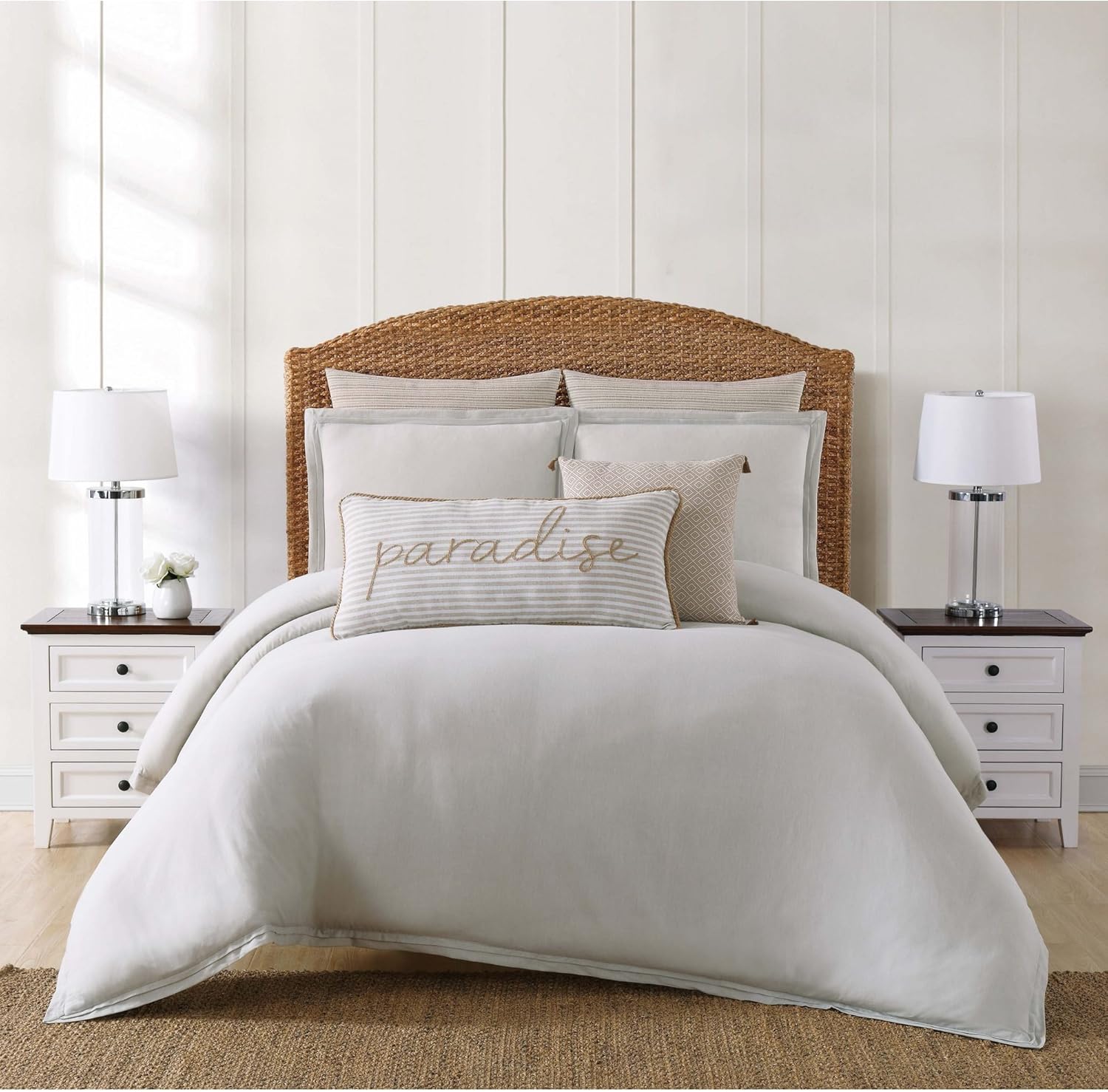 Amazon.com: Oceanfront Resort DCS2364SGQ-1800 Duvet Cover Set, Full ...