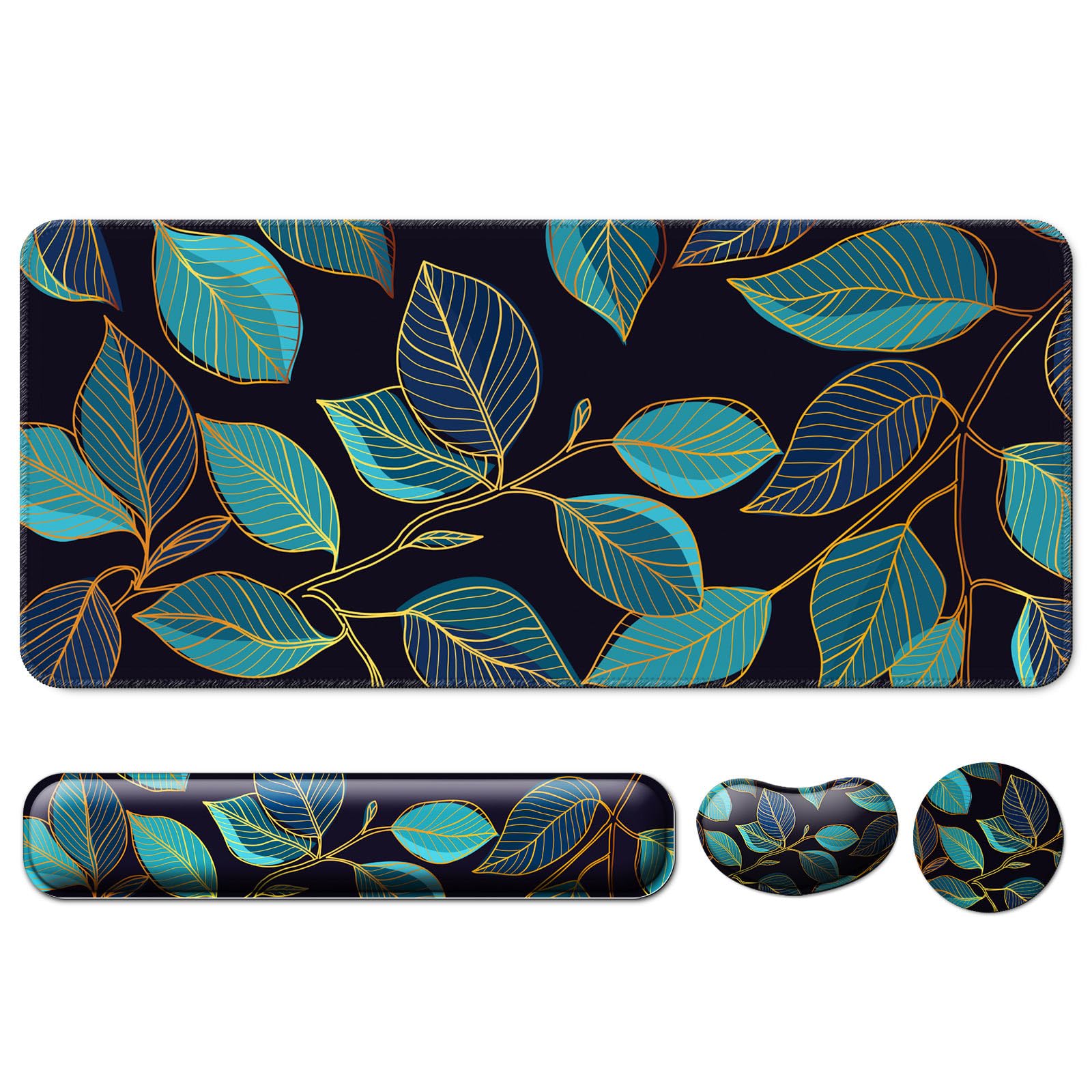 Snapklik.com : Keyboard Wrist Rest + Mouse Pad