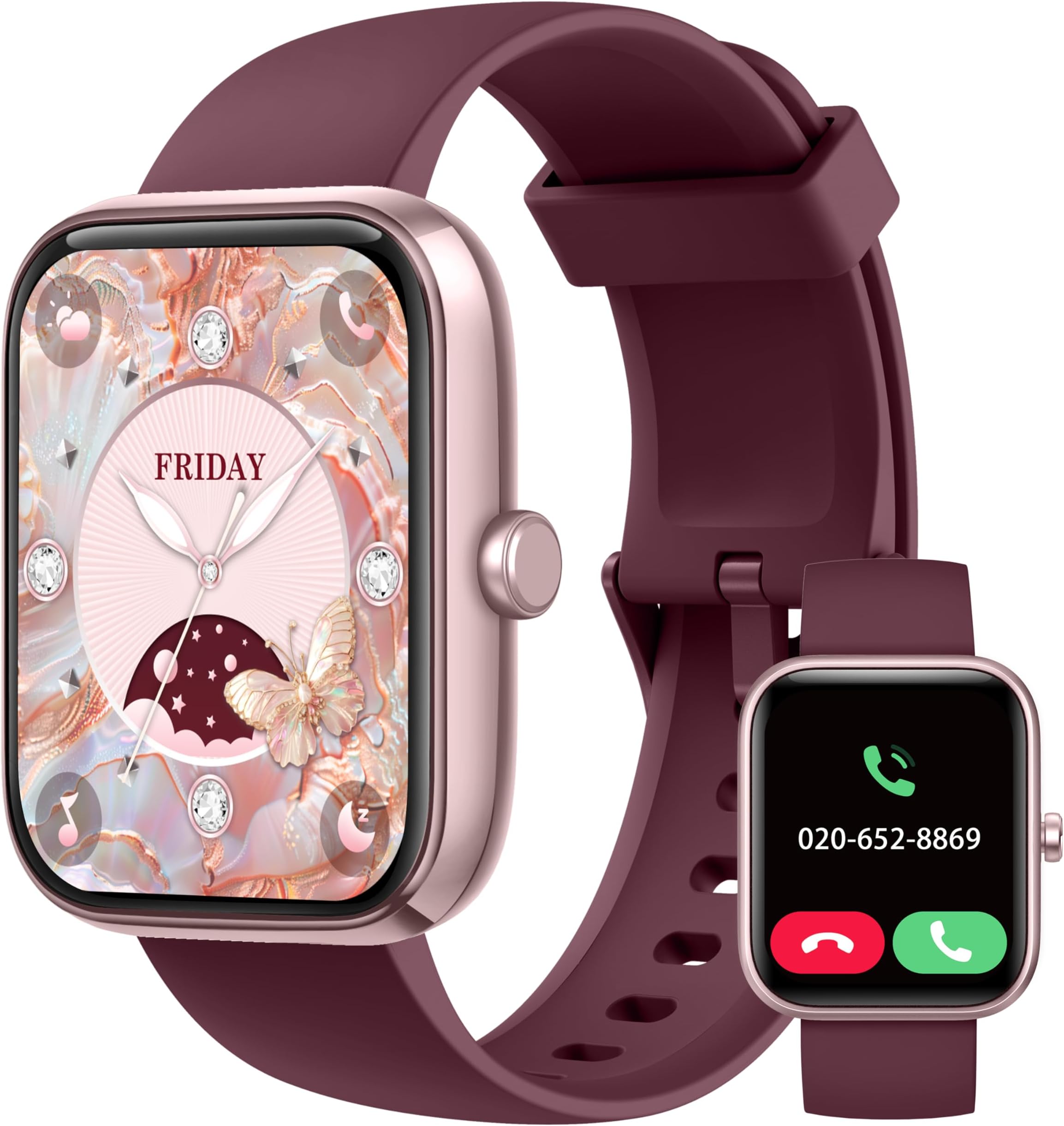 Amazon.com: Mingdaln Smart Watch for Men and Women (Answer Calls ...