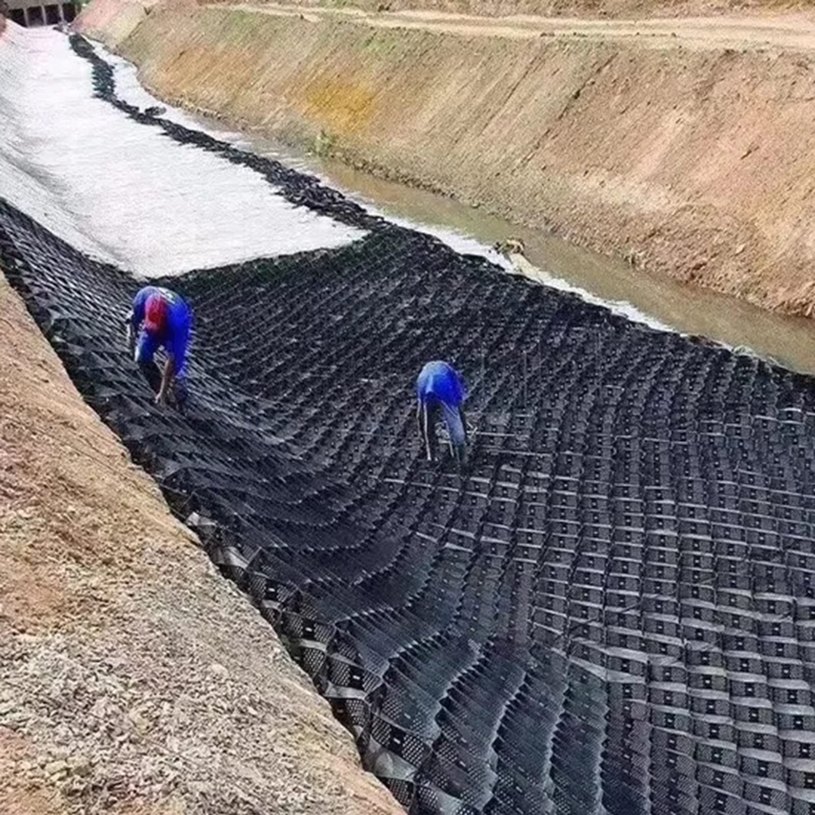 Buy LSMKKA Slope Grid Erosion Control, Driveway Walkway Ground Grid ...