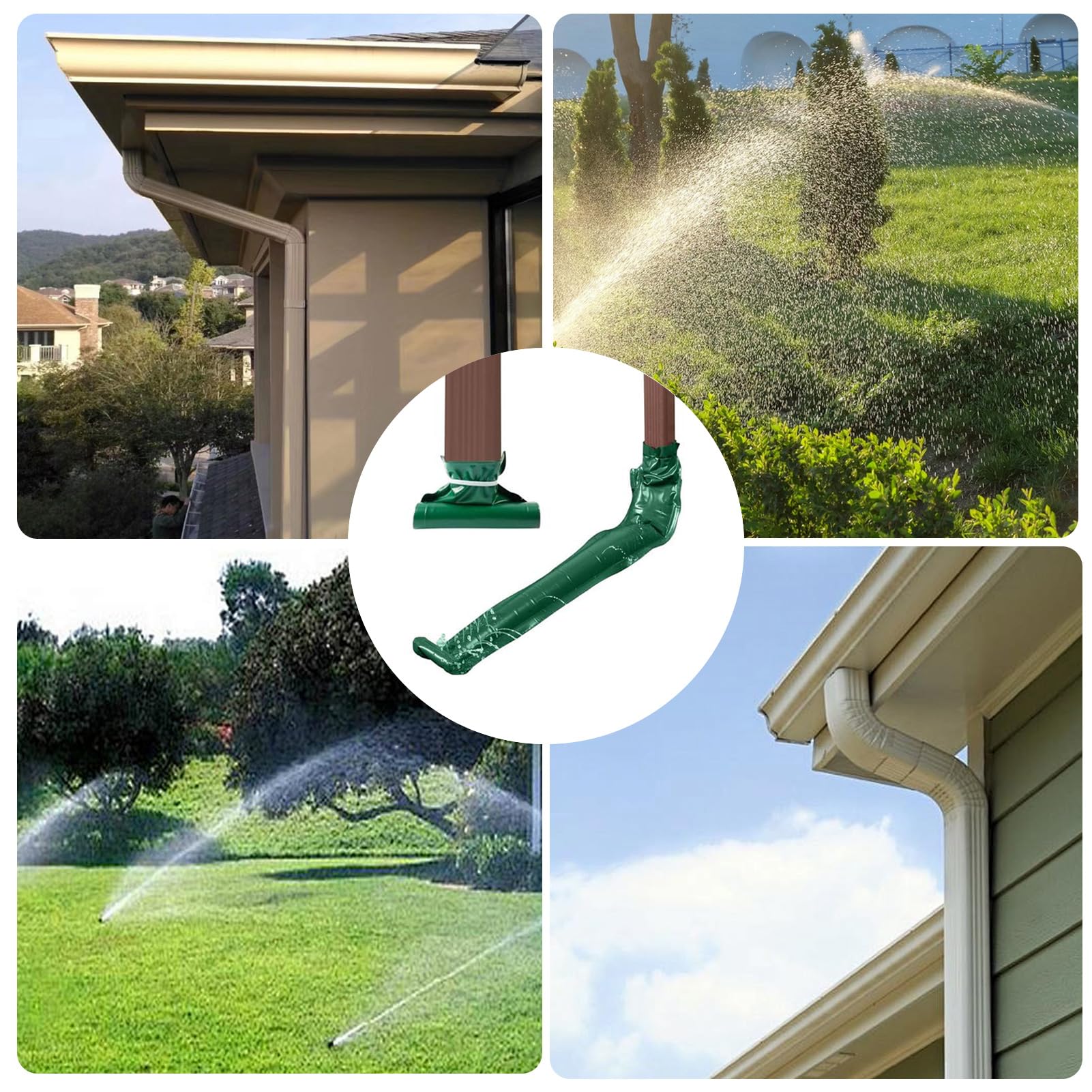 Gutter Extension Frost King Automatic Plastic Drain Away Downspout ...