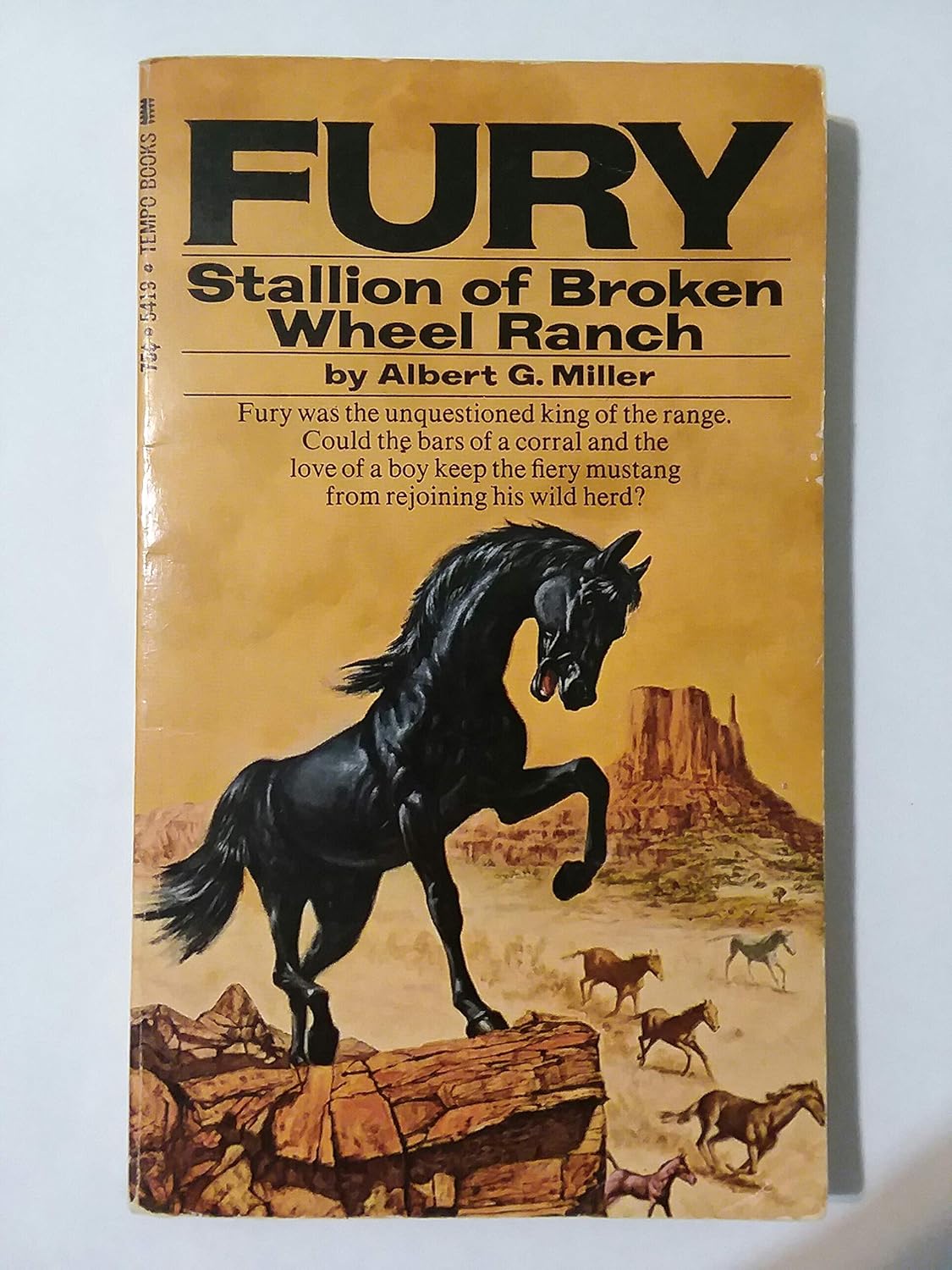 Fury, Stallion of Broken Wheel Ranch: Miller, Albert: 9780590312608 ...