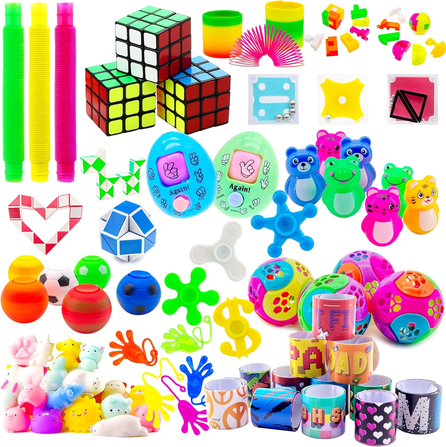 Buy 50 Pack Party Favors for Kids, Treasure Box Toys for Classroom ...
