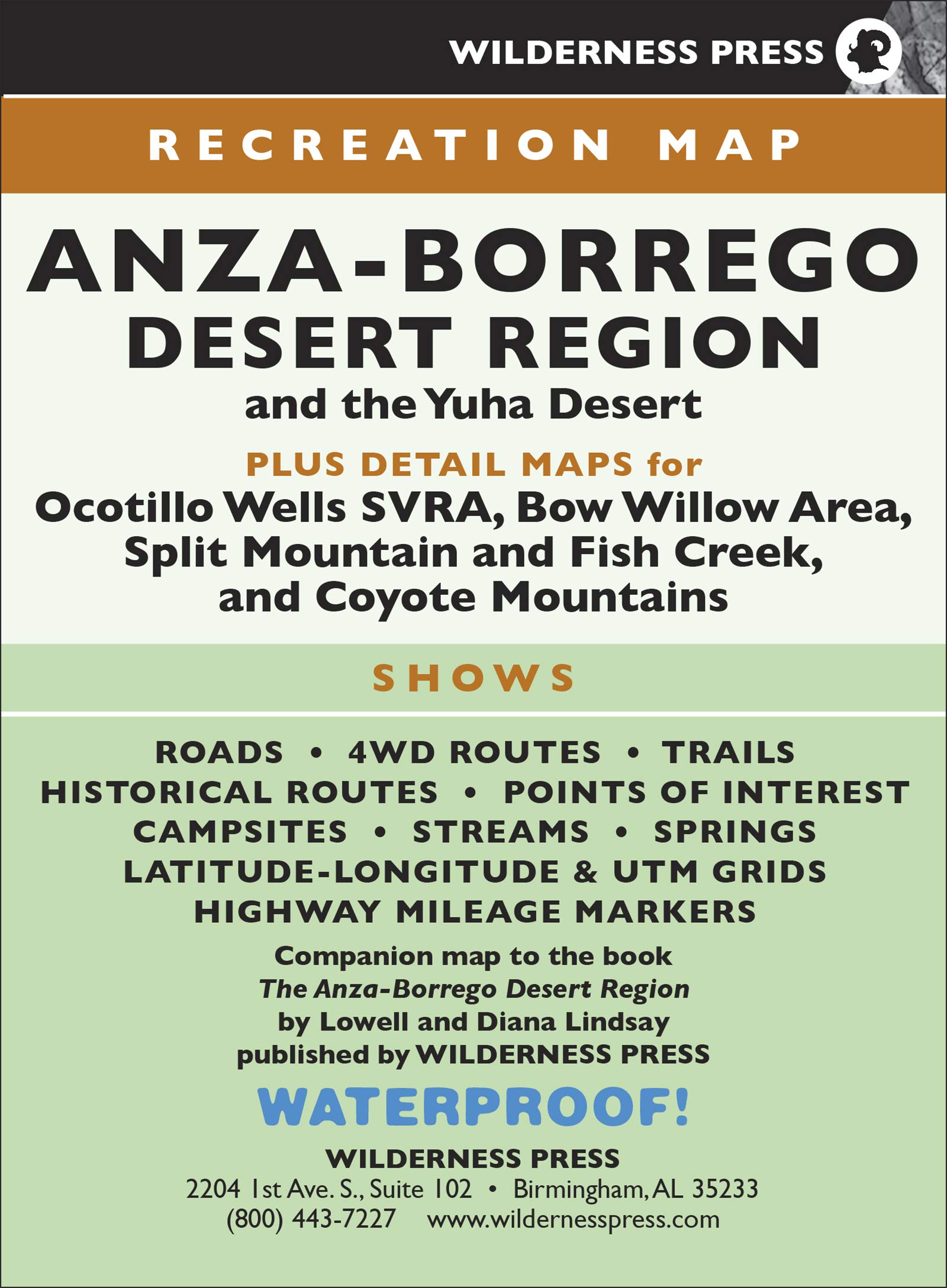 Ocotillo Wells Map The Best Off Road Trails In Ocotillo Wells,