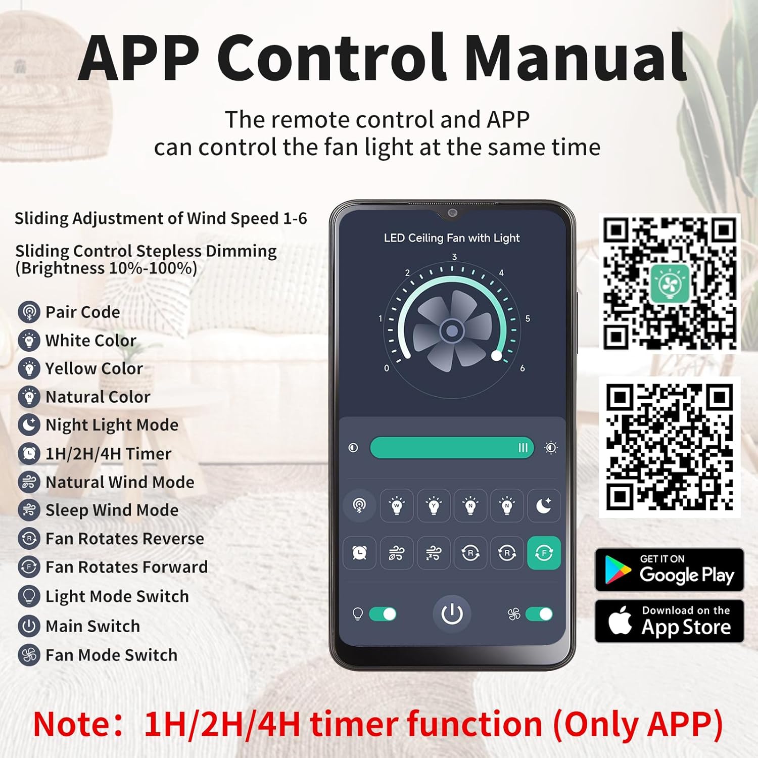 Flower Gold Low Profile Ceiling Fan with Lights,Modern Flush Mount ...