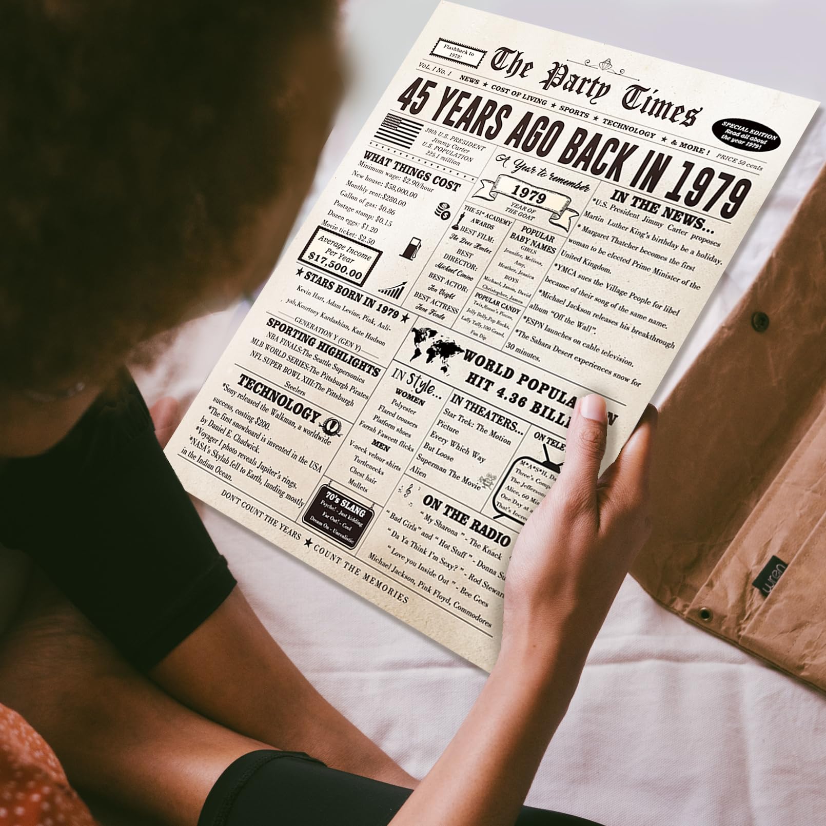 Snapklik.com : Jumbo 45th Birthday Gift For Women Men,Happy 45 Year Old ...